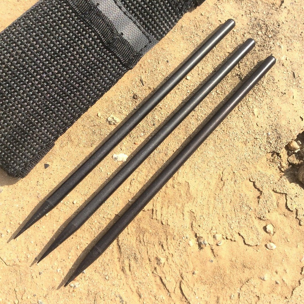 6" Throwing Spike Darts With Wrist Strap | Property Room