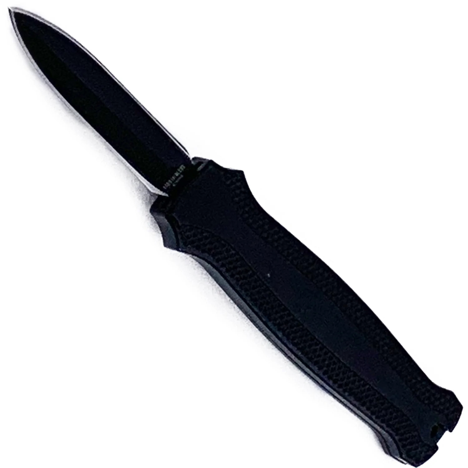 Mighty Mini OTF Pocket Knife Lightweight Aluminum Handle - Black ...