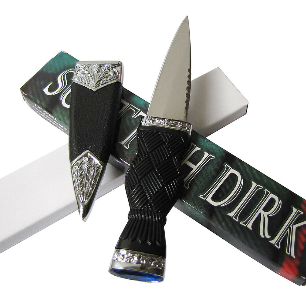 7.25" SAPPHIRE SCOTTISH DIRK (SGIAN DUBH) DAGGER | Property Room