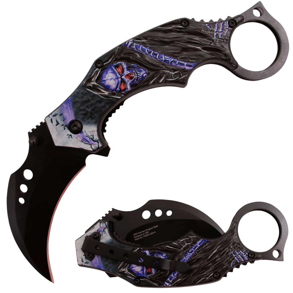 Spring Assisted Knife Karambit Reaper | Property Room