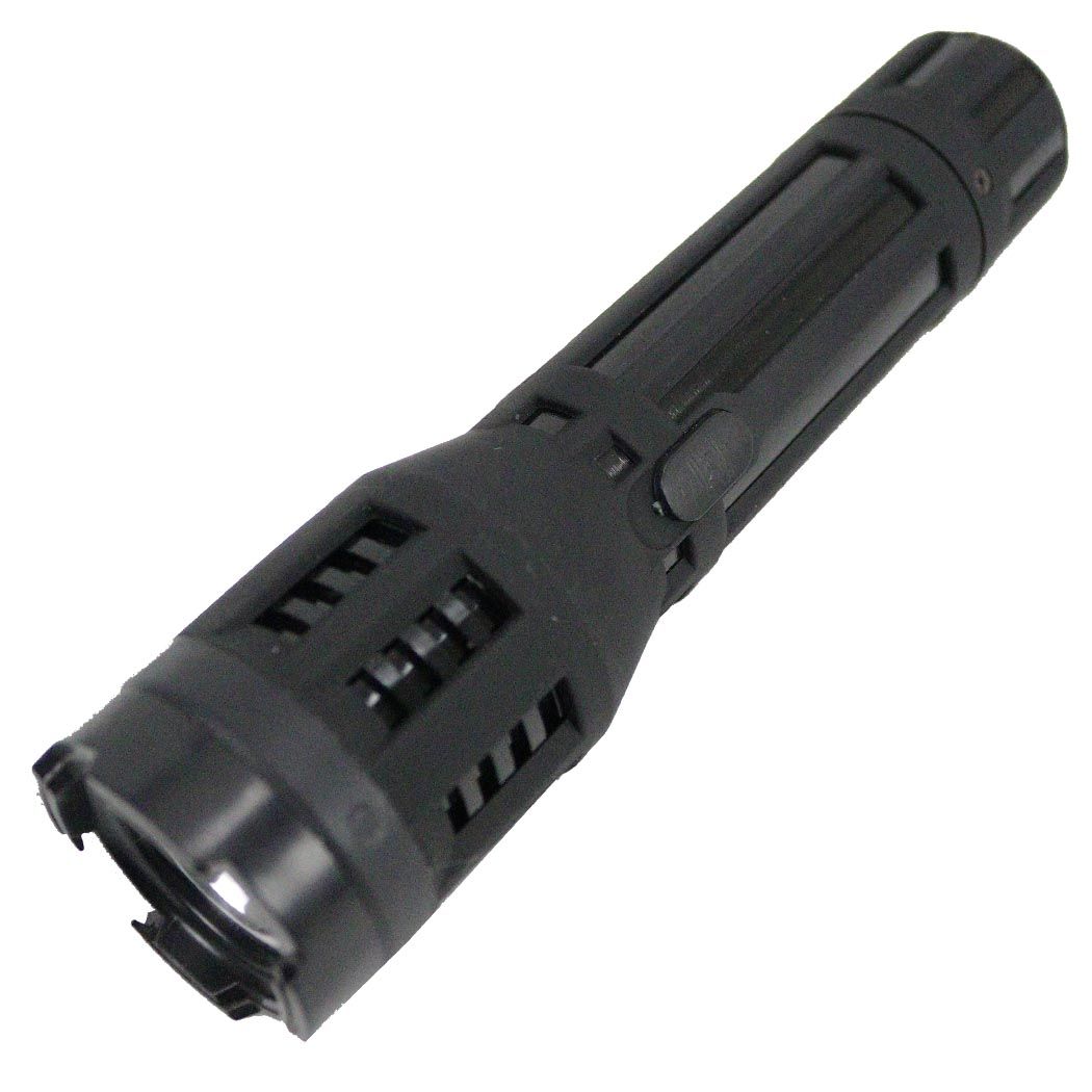 Defender Black Tactical 10 Million Flashlight Style LED Stun Gun ...