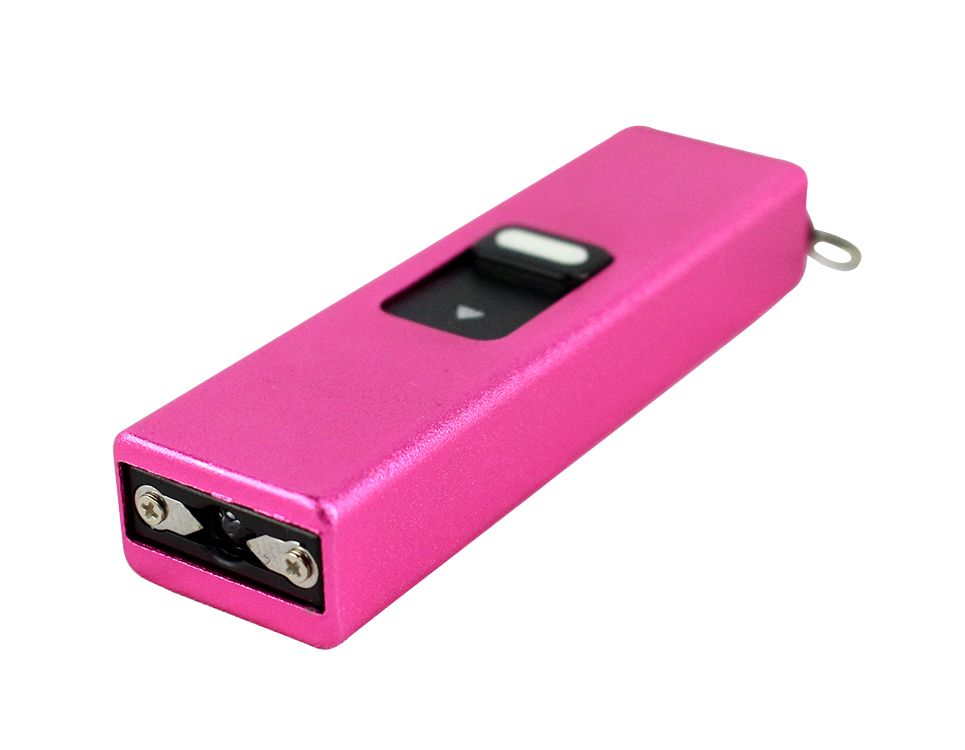 Defender Xtreme Pink Mini Self Defense Stun Gun Flashlight | Property Room