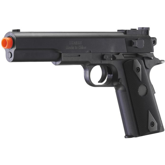 270 FPS M1911 Heavyweight Spring Powered Airsoft Pistol w/1000 count ...
