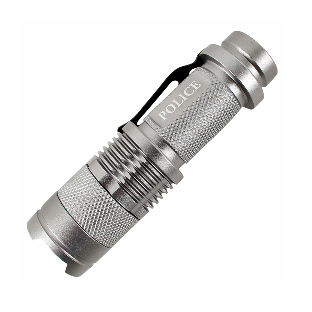 Perrini High Powered 350 Lumens Tactical Grey Mini Super Bright Outdoor ...