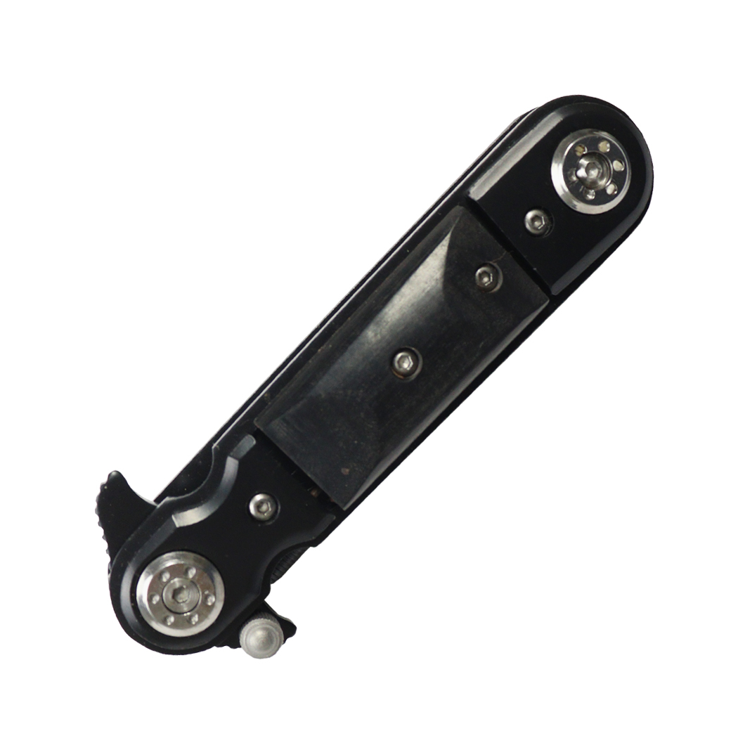 Defender-Xtreme 8" All Black Sharp Blade Spring Assisted Knife Metal ...