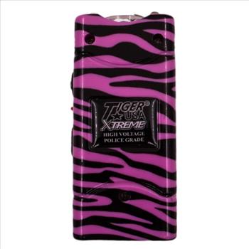 Pink Zebra Small Quantum Tiger USA Xtreme Stun Gun 96V | Property Room