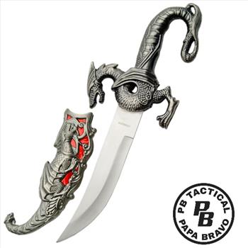 10" RED DRAGON FANTASY DAGGER | Property Room