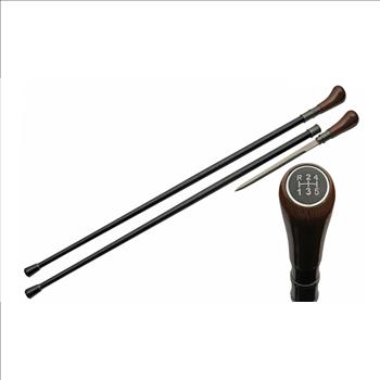 37" MANUAL STICK SHIFT SWORD CANE | Property Room