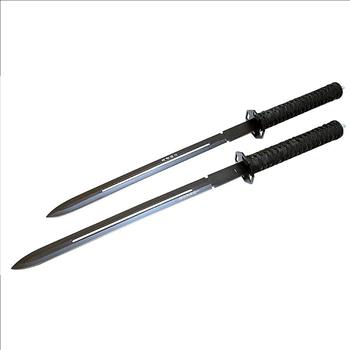 24" 2pc Sharp Ninja Black Sword with Sheath | Property Room