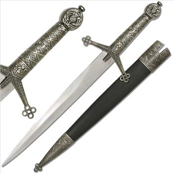 15.5" HISTORICAL SHORT SWORD CLAYMORE DAGGER | Property Room