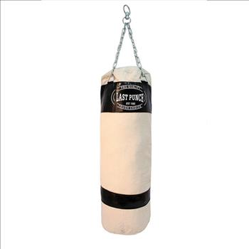 Last Punch Heavy Duty Black Punching Bag with Chains 162BK-M- UNFILLED ...