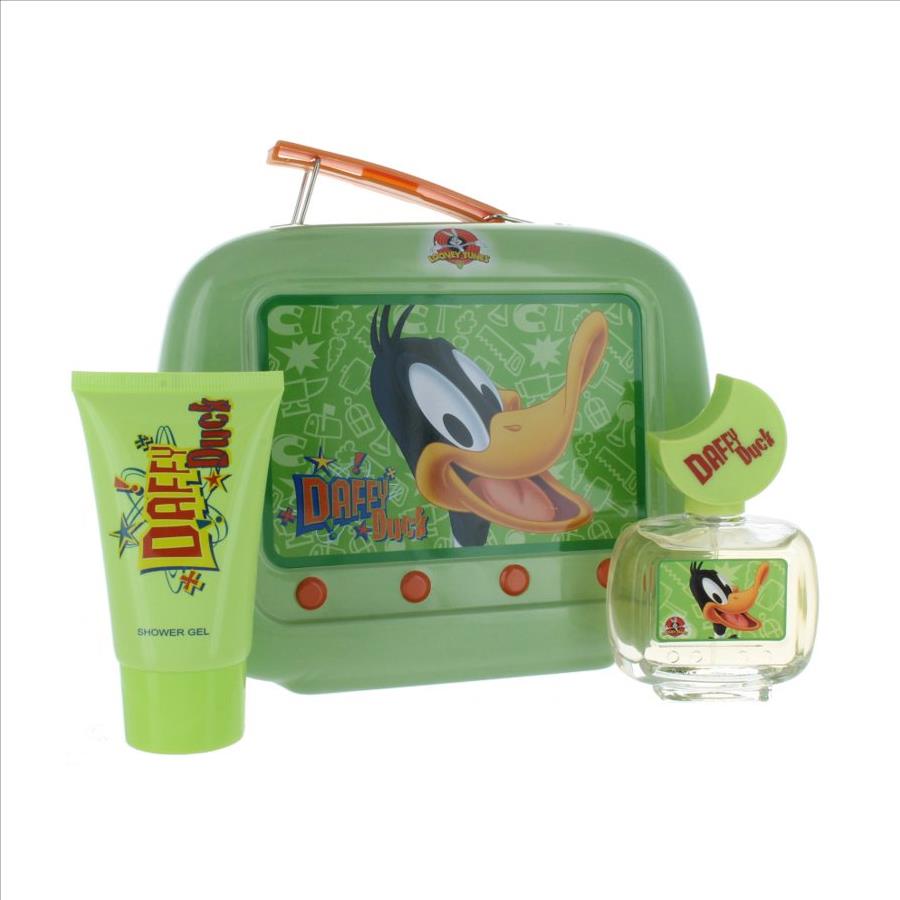 Gift Set Daffy Duck Tin Can 2 pcs EDT + Shower Gel Looney Tunes ...