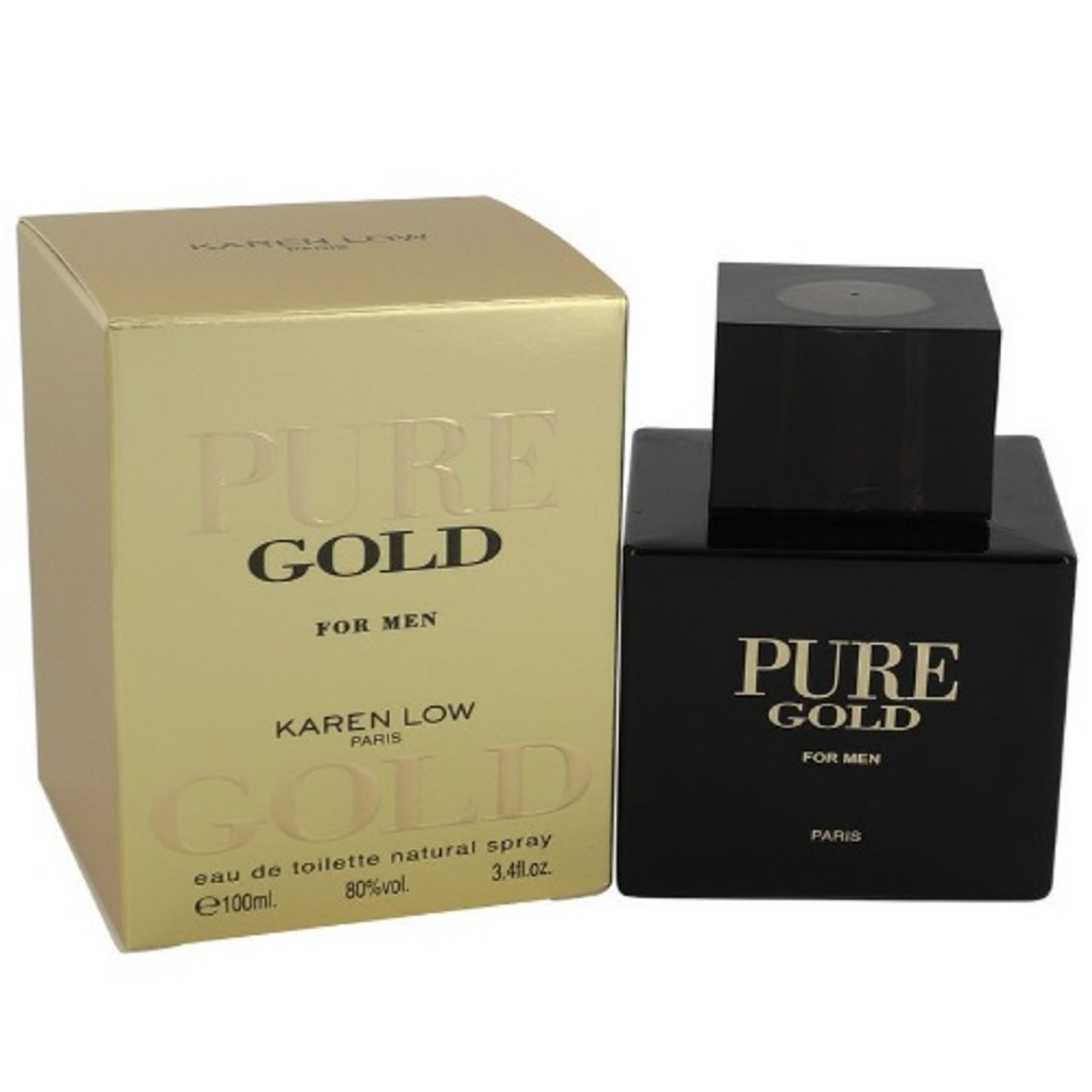 Karen Low Pure Gold 3.4 OZ Mens Fragrance Spray | Property Room
