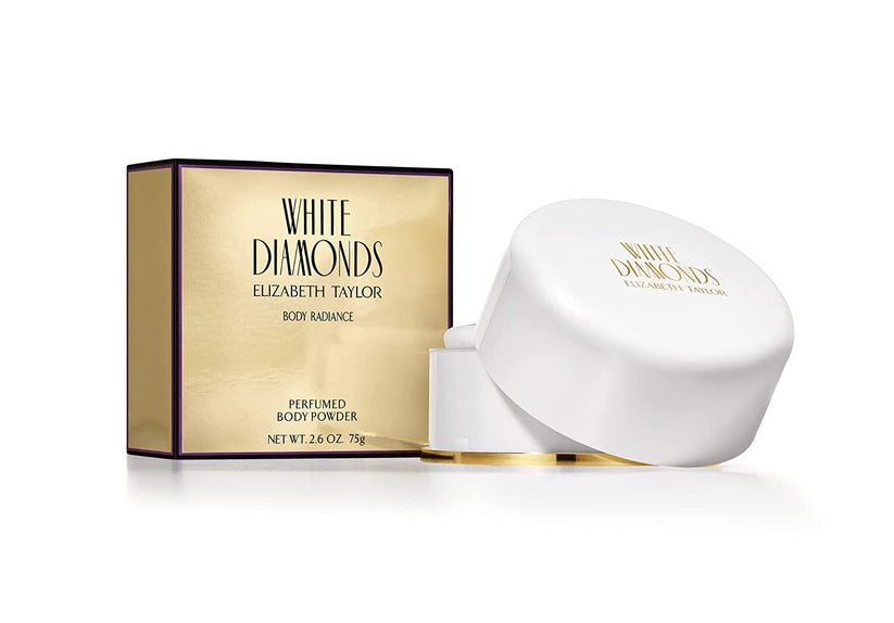 White Diamonds by Elizabeth Taylor, 2.6 Oz Perfumed Body Powder Women ...