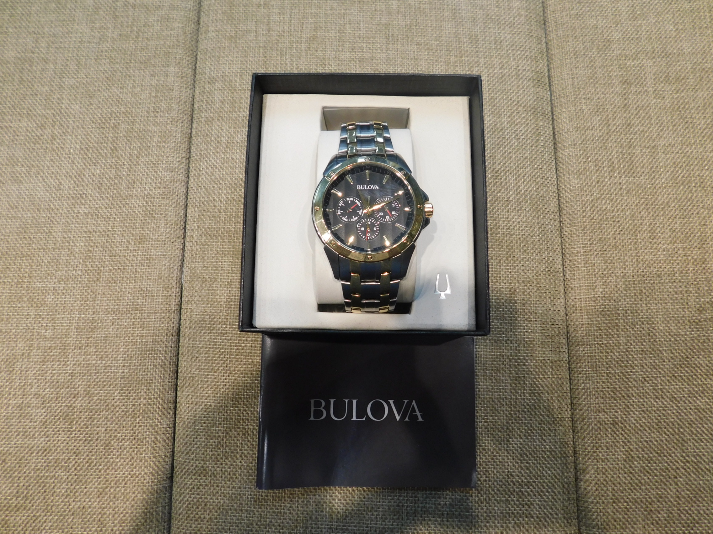 Men's Bulova 98C120 Two Tone 43mm Stainless Worn | Property Room