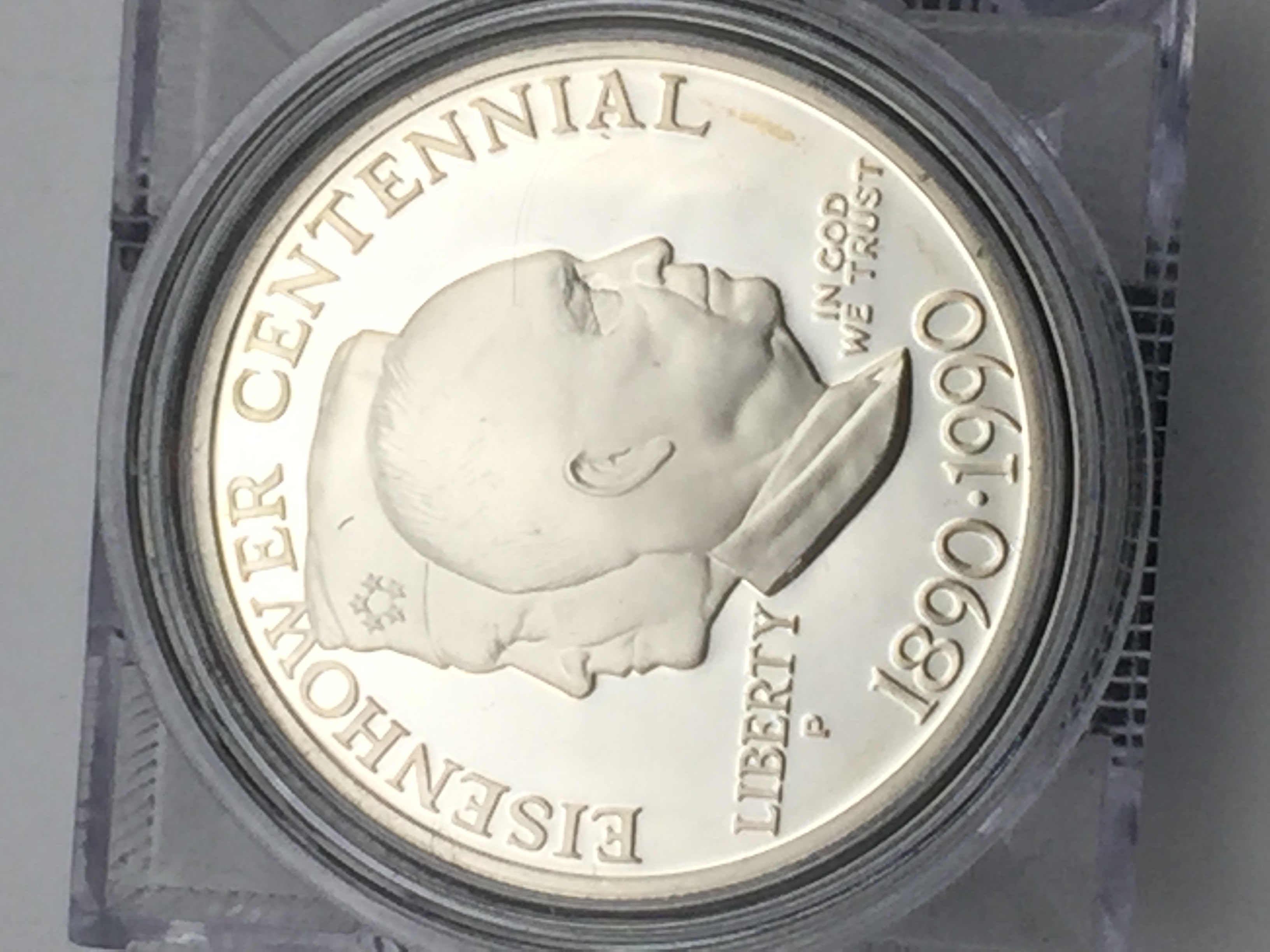 1990-P Eisenhower Centennial Silver Dollar | Property Room
