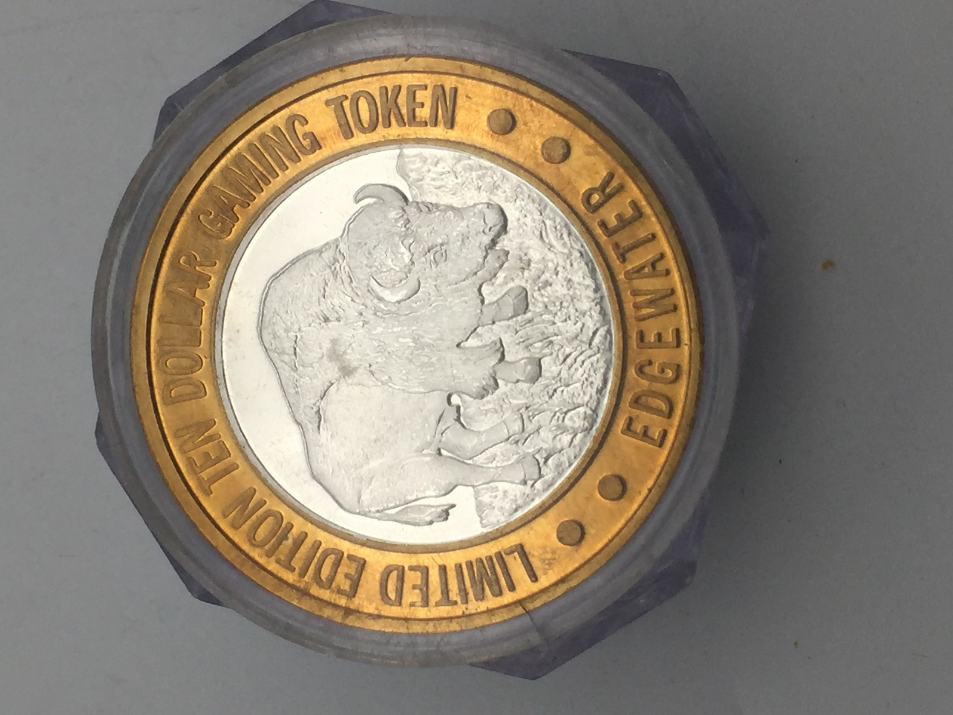 Edge water limited edition $10 gaming token .999 fine silver | Property ...