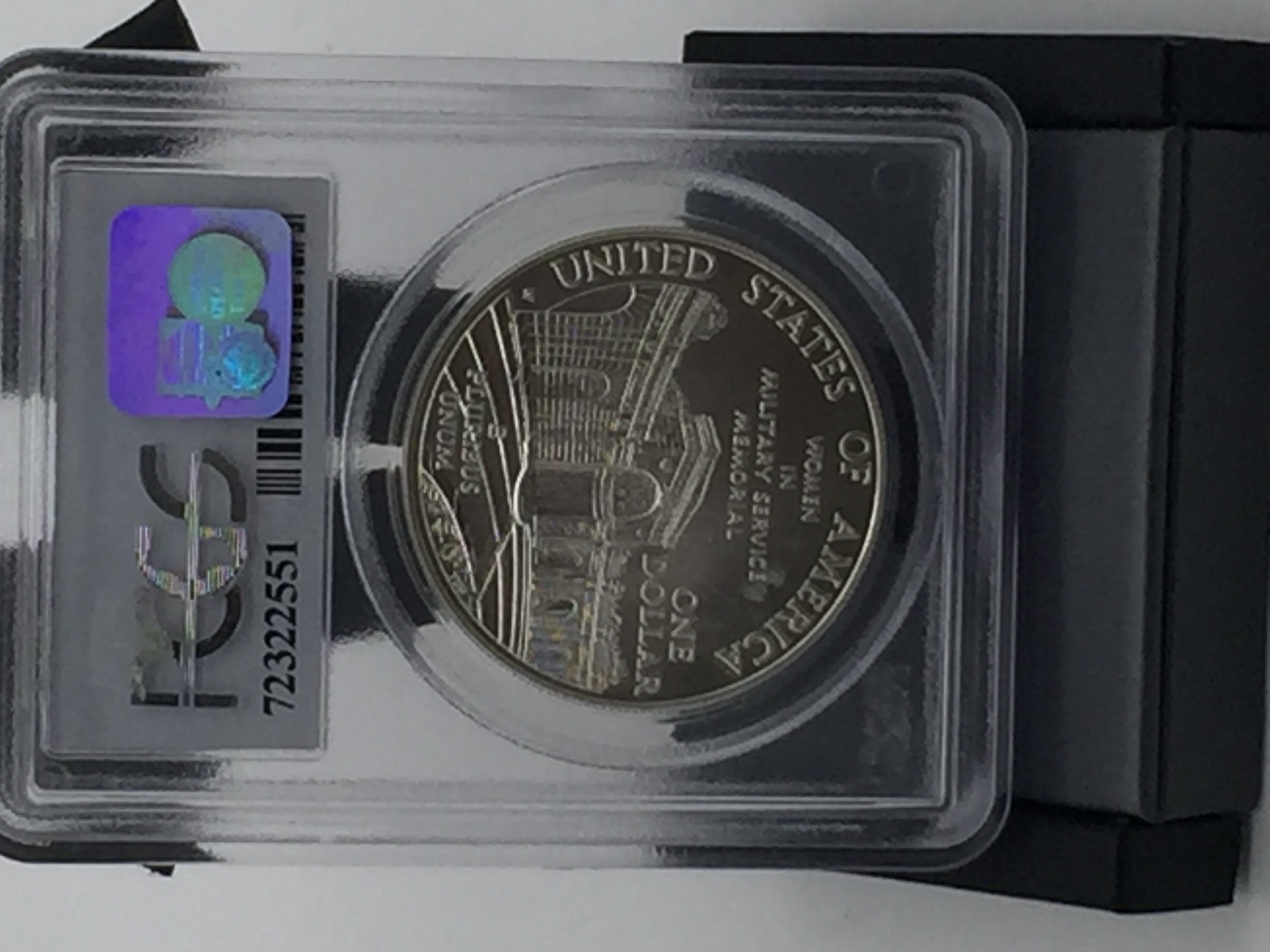 1994 Women in Military Silver Dollar PCGS MS69 (2) | Property Room