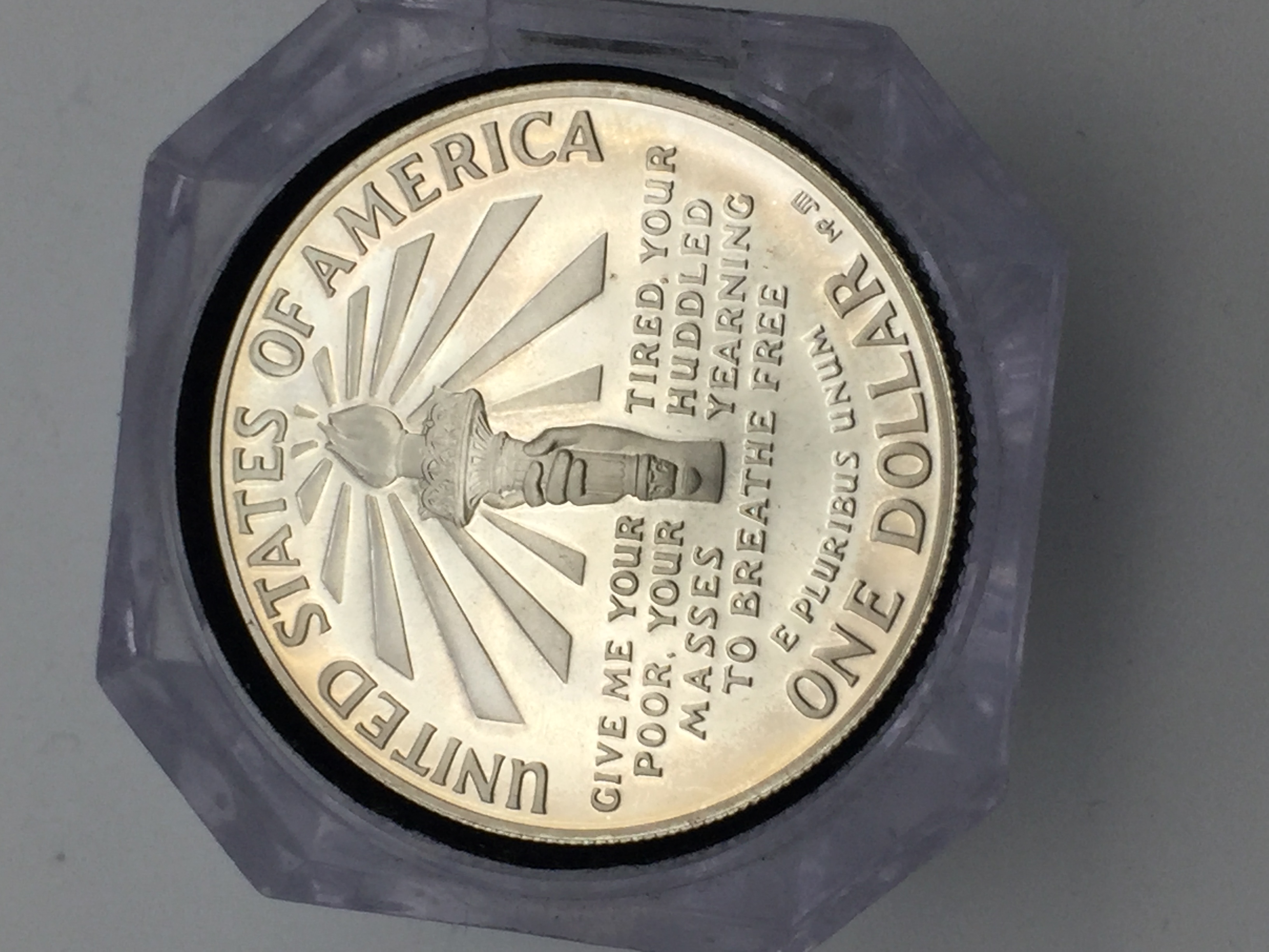 1986-S Statue of Liberty Ellis Island Silver Dollar 90% Silver (1of 3 ...