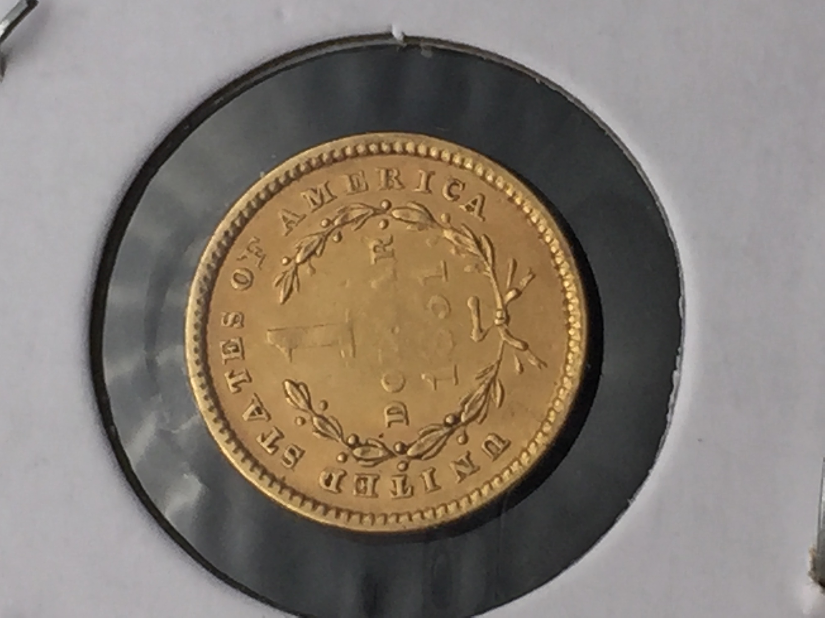 1851 Original Early $1 Dollar Gold Piece | Property Room