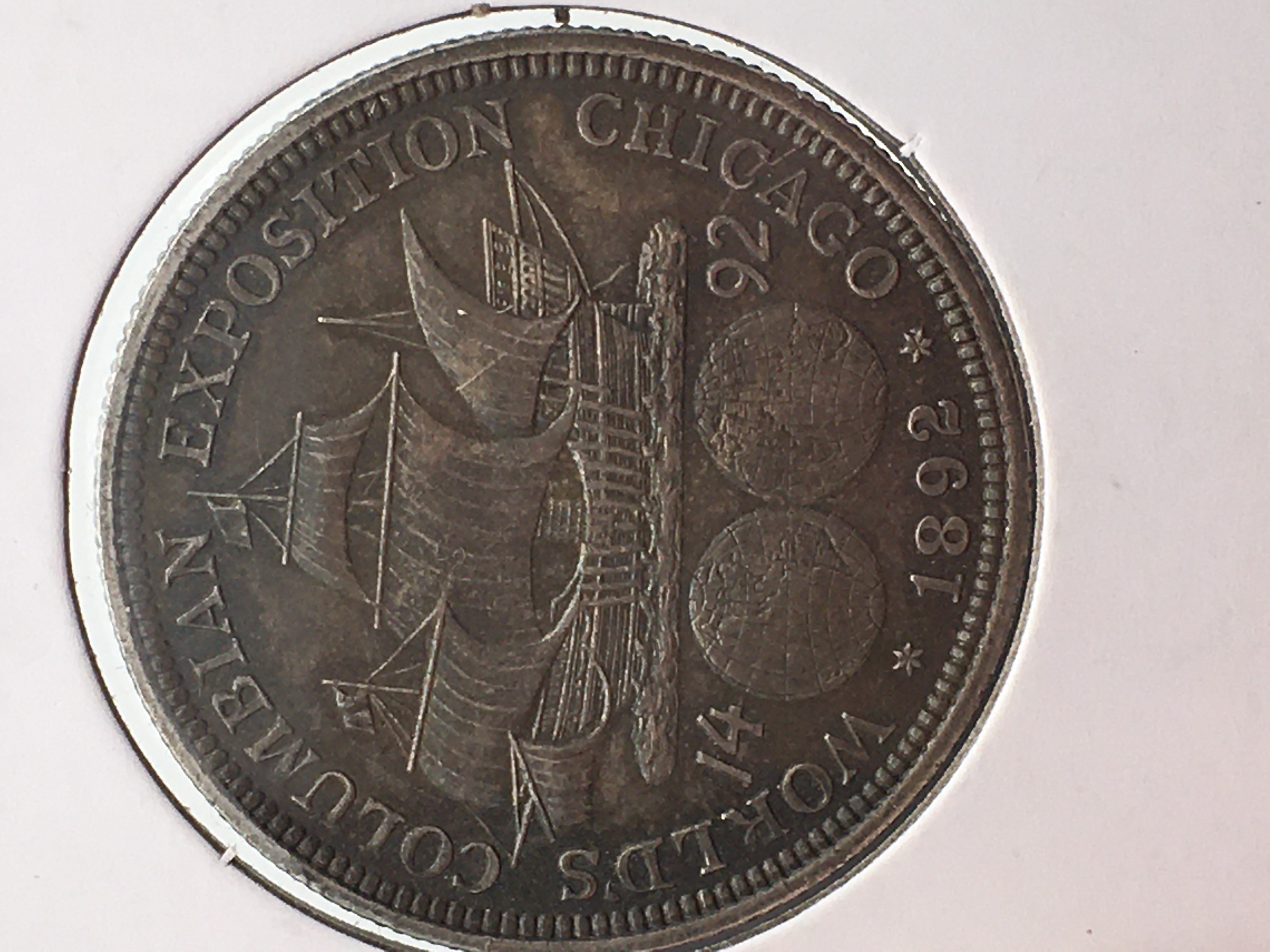 1892 Columbus Half Dollar Toned | Property Room