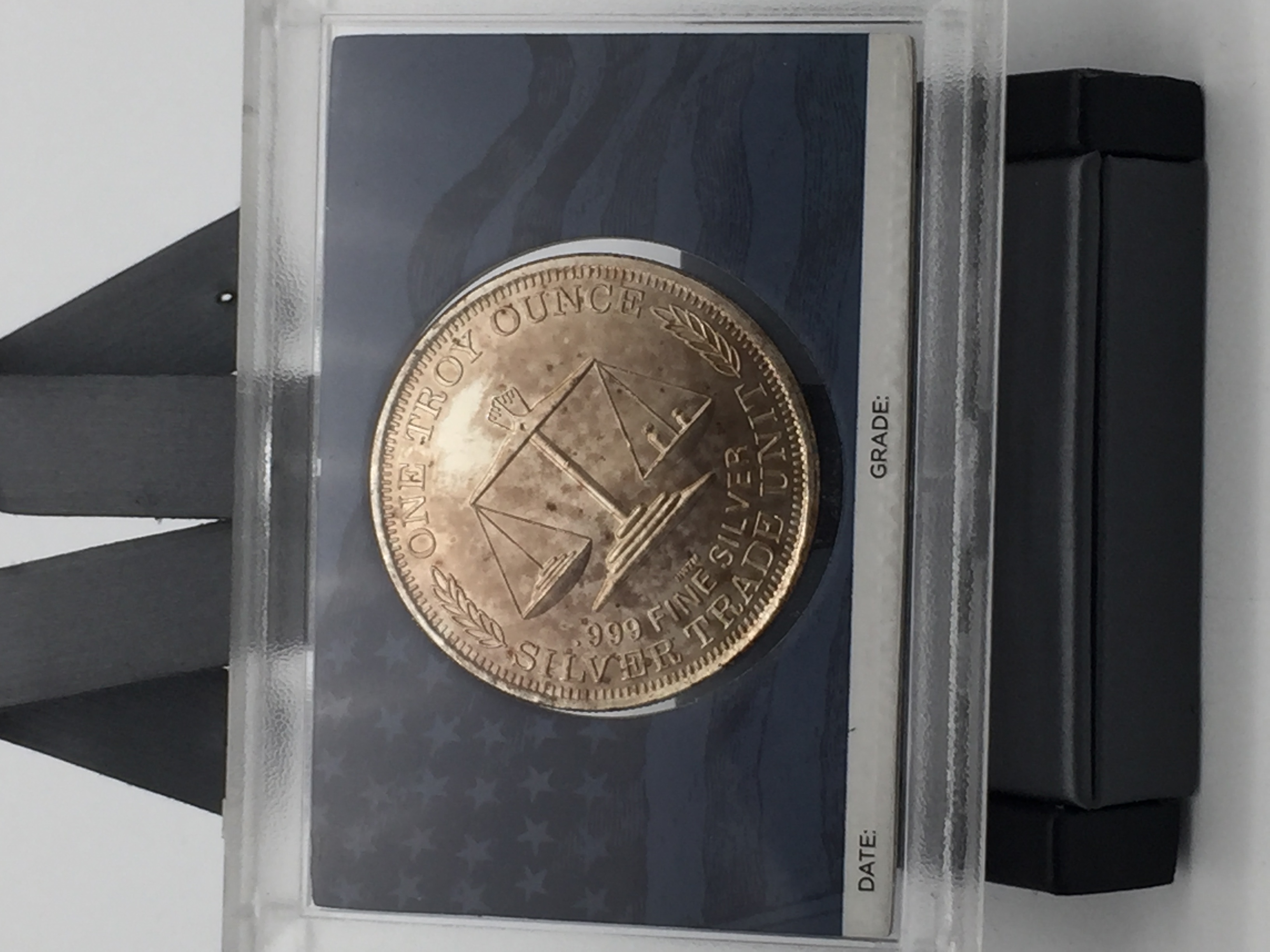 1oz .999 Fine Silver Round Silver Trade Unit (1 of 3) | Property Room