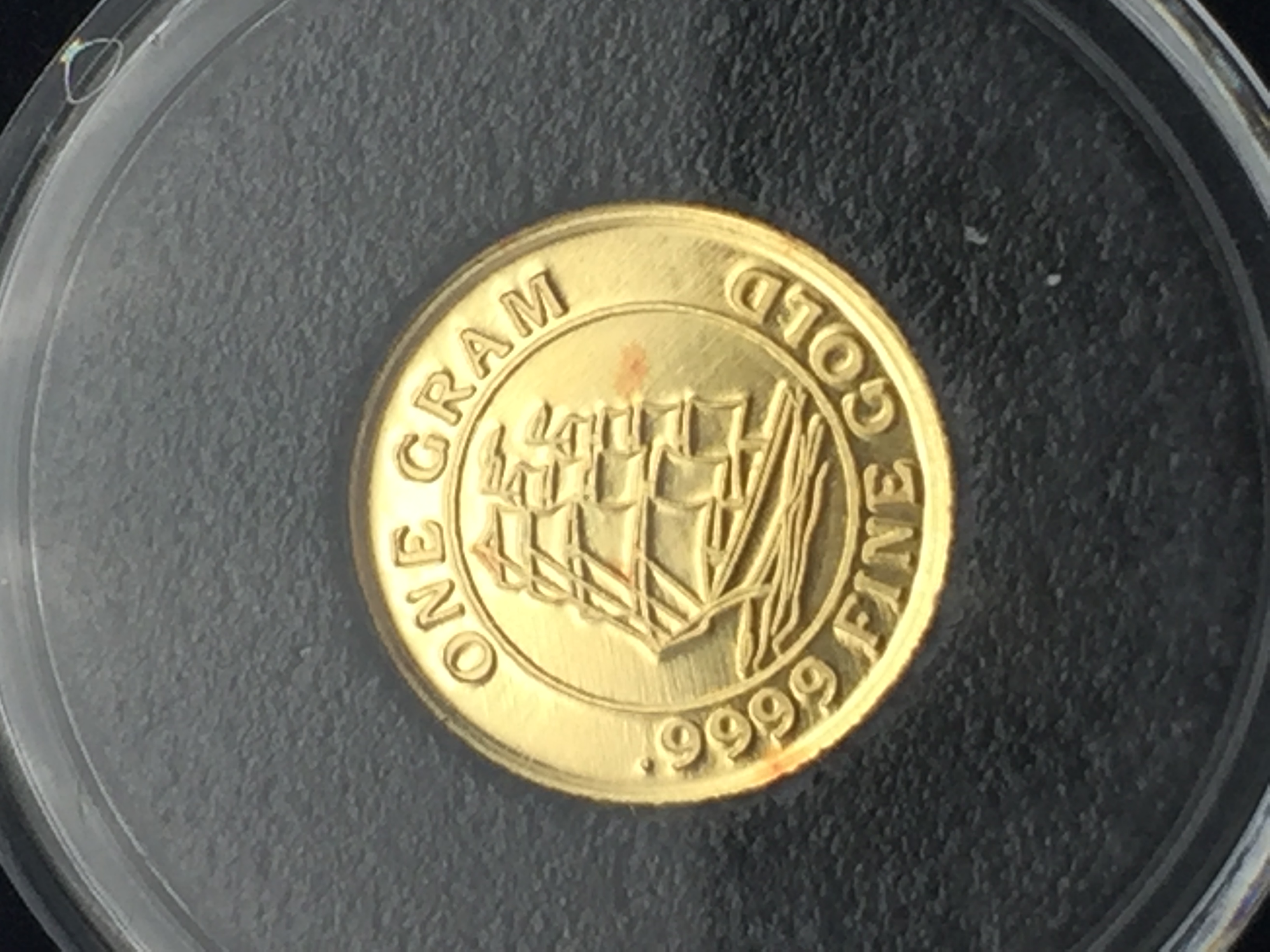 1 Gram .9999 Fine Gold Round (1 of 2) | Property Room