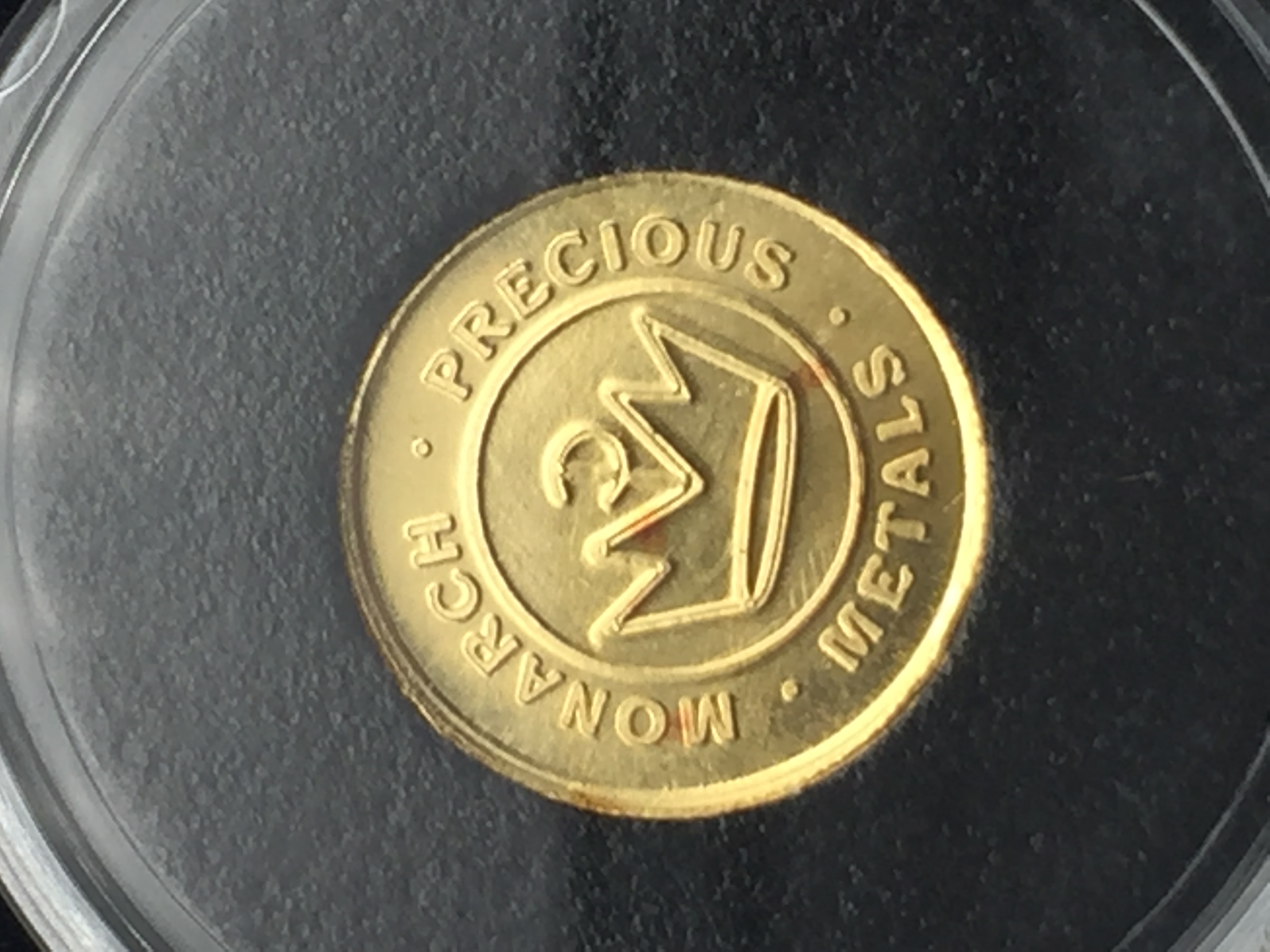 1 Gram .9999 Fine Gold Round (2 of 2) | Property Room