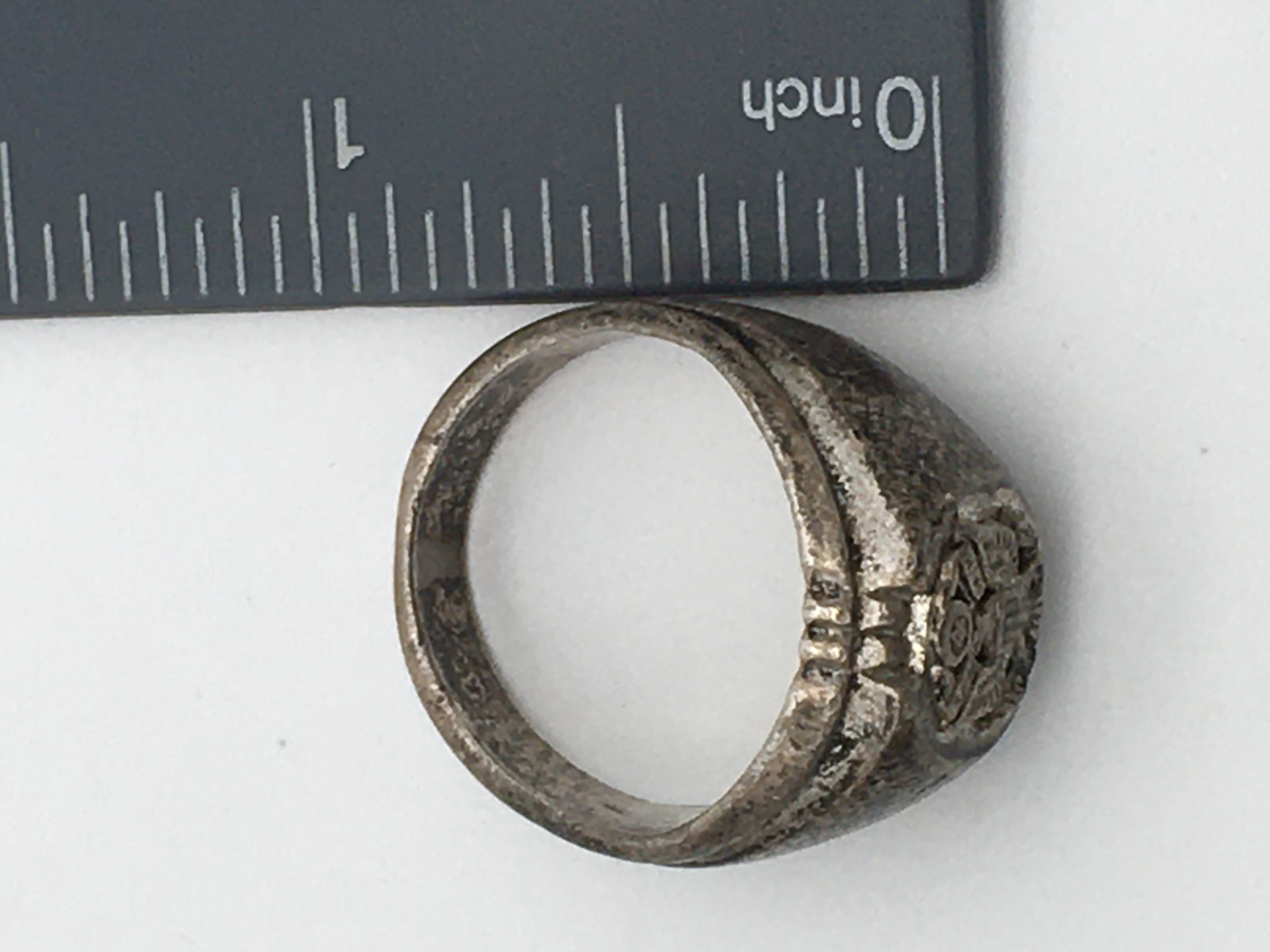 Sterling Silver WWII US Army Ring 8 1/2 Size | Property Room