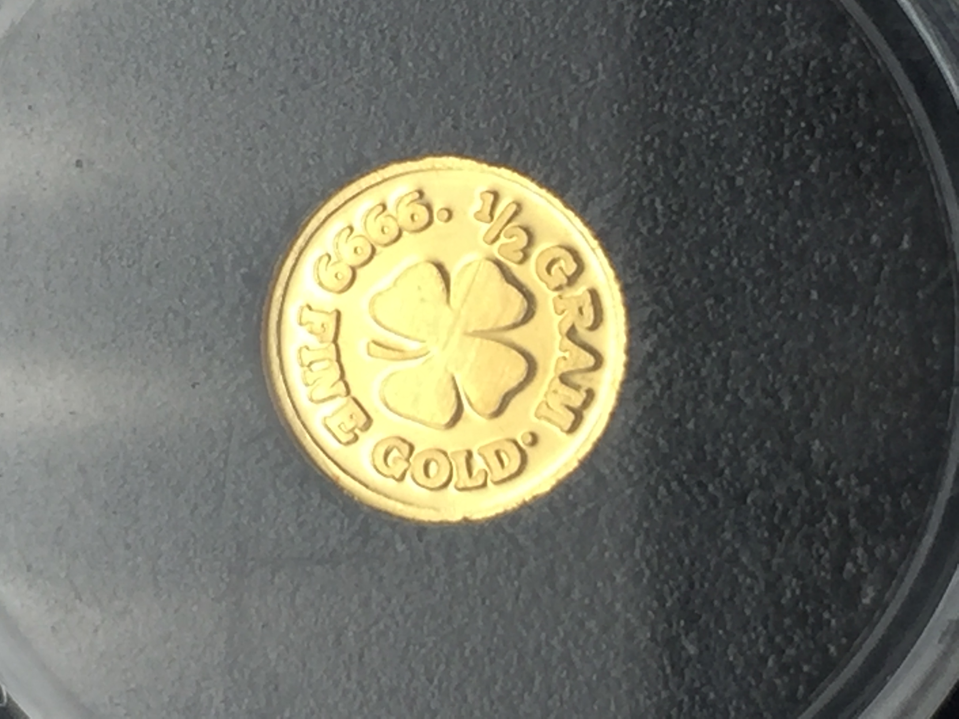 1/2 Gram .9999 Fine Gold Monarch Precious Metals (1 of 2) | Property Room