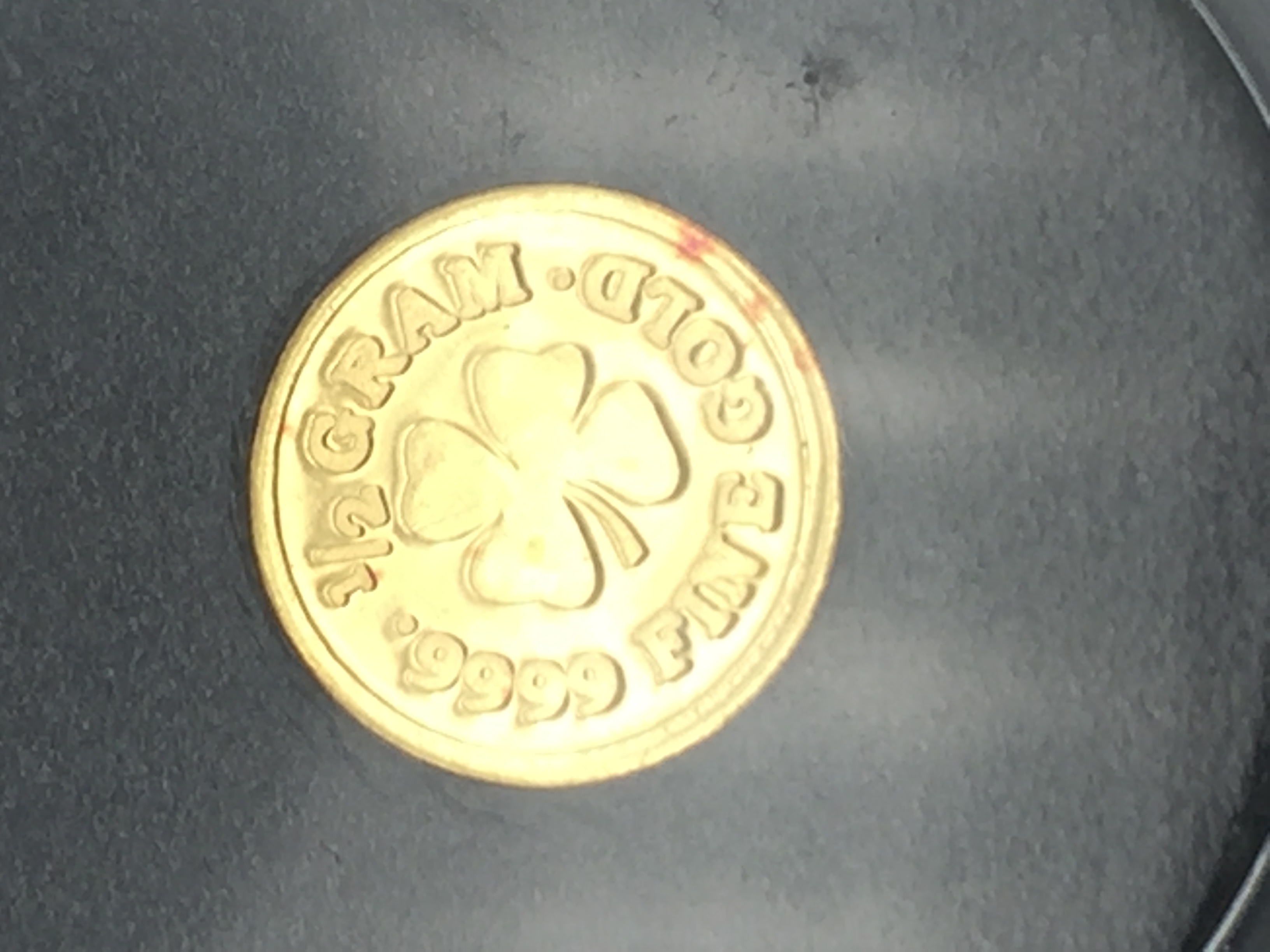 1/2 Gram .9999 Fine Gold Monarch Precious Metals (2 of 2) | Property Room