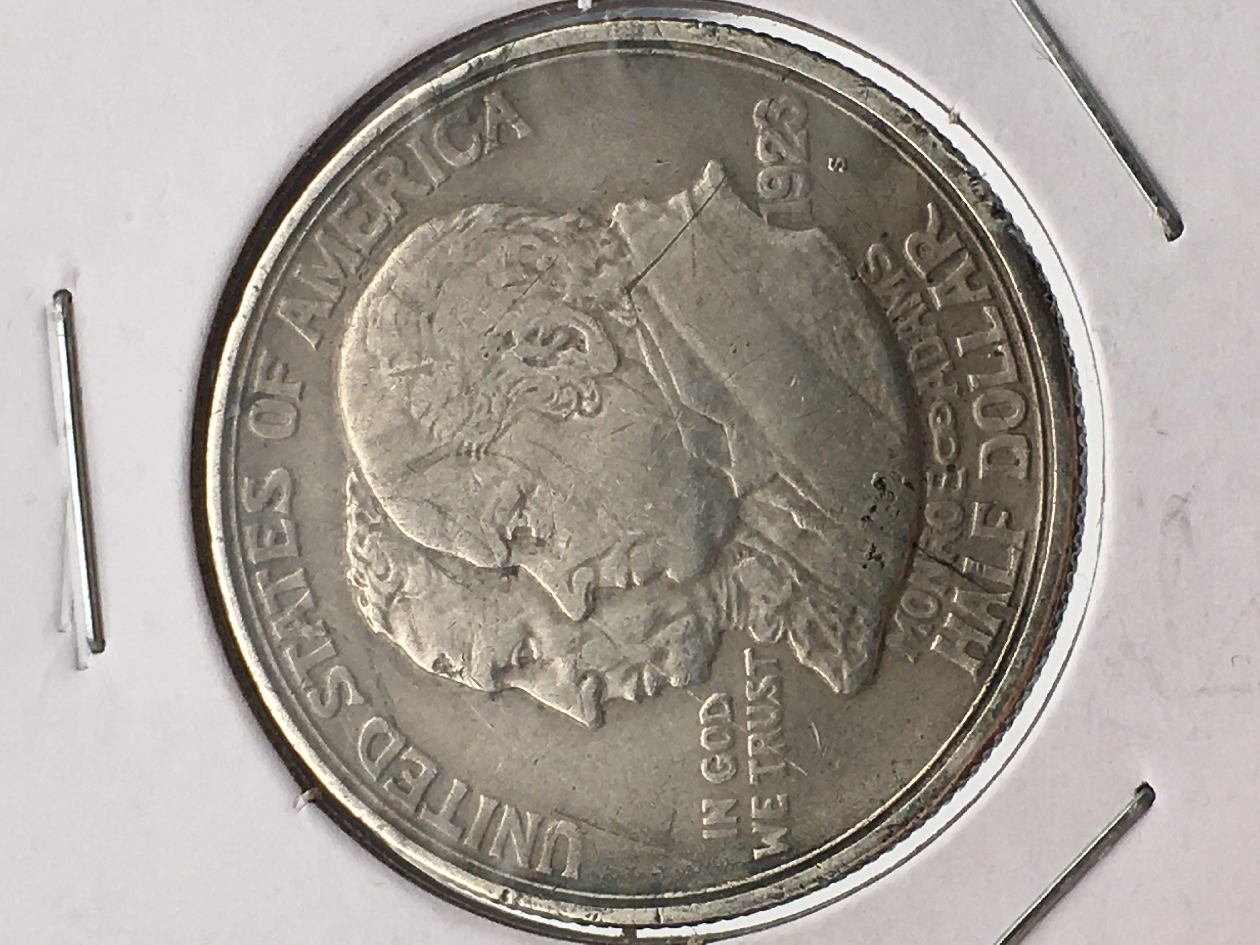 1923 Commemorative Monroe Adams Los Angeles Centennial Silver Half ...
