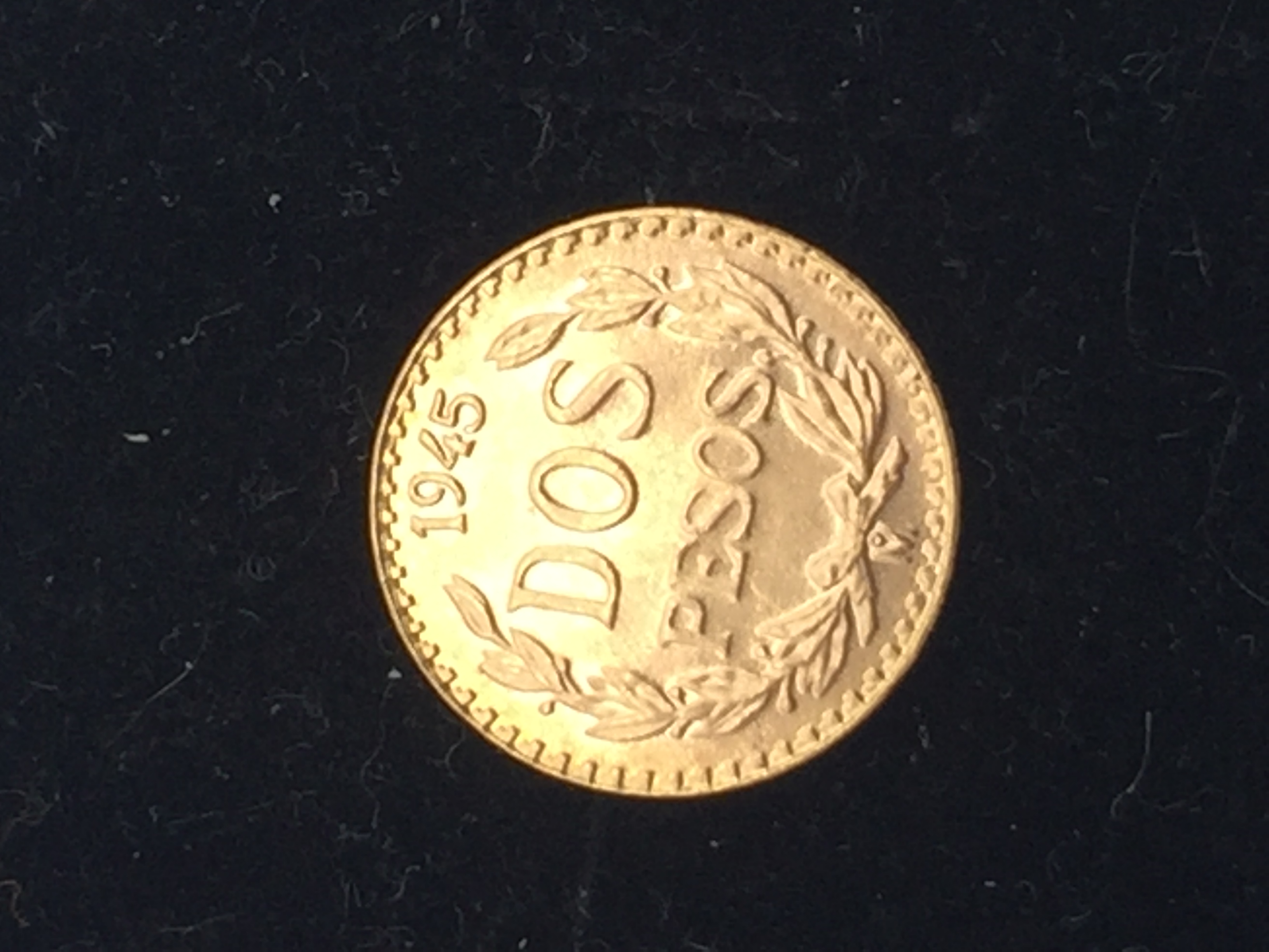 1945-M Mexican Dos Pesos 92% Gold | Property Room