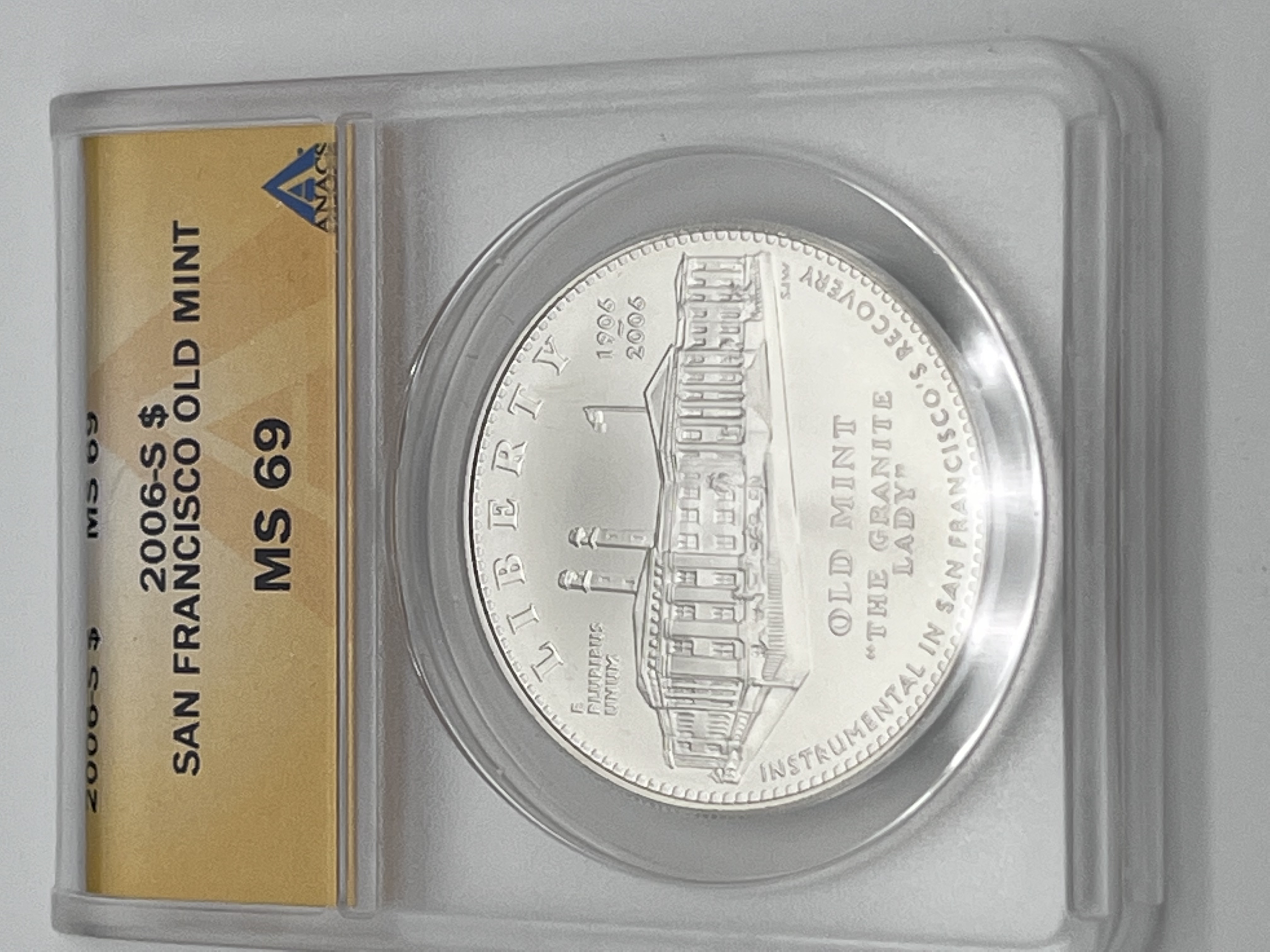 2006 S SAN FRANCISCO OLD MINT US SILVER COMMEMORATIVE | Property Room