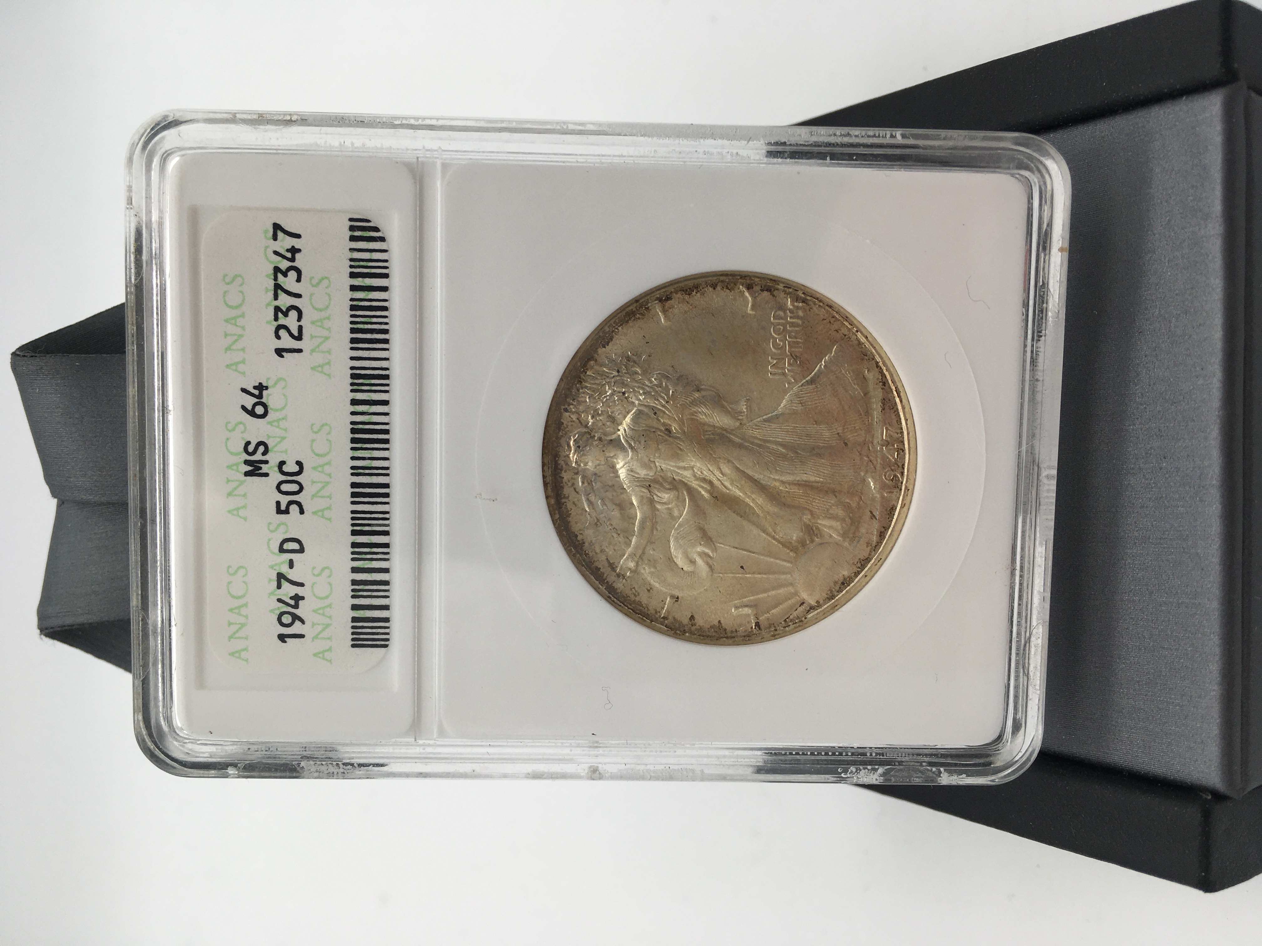 1947-D Walking Liberty Anacs MS64 | Property Room