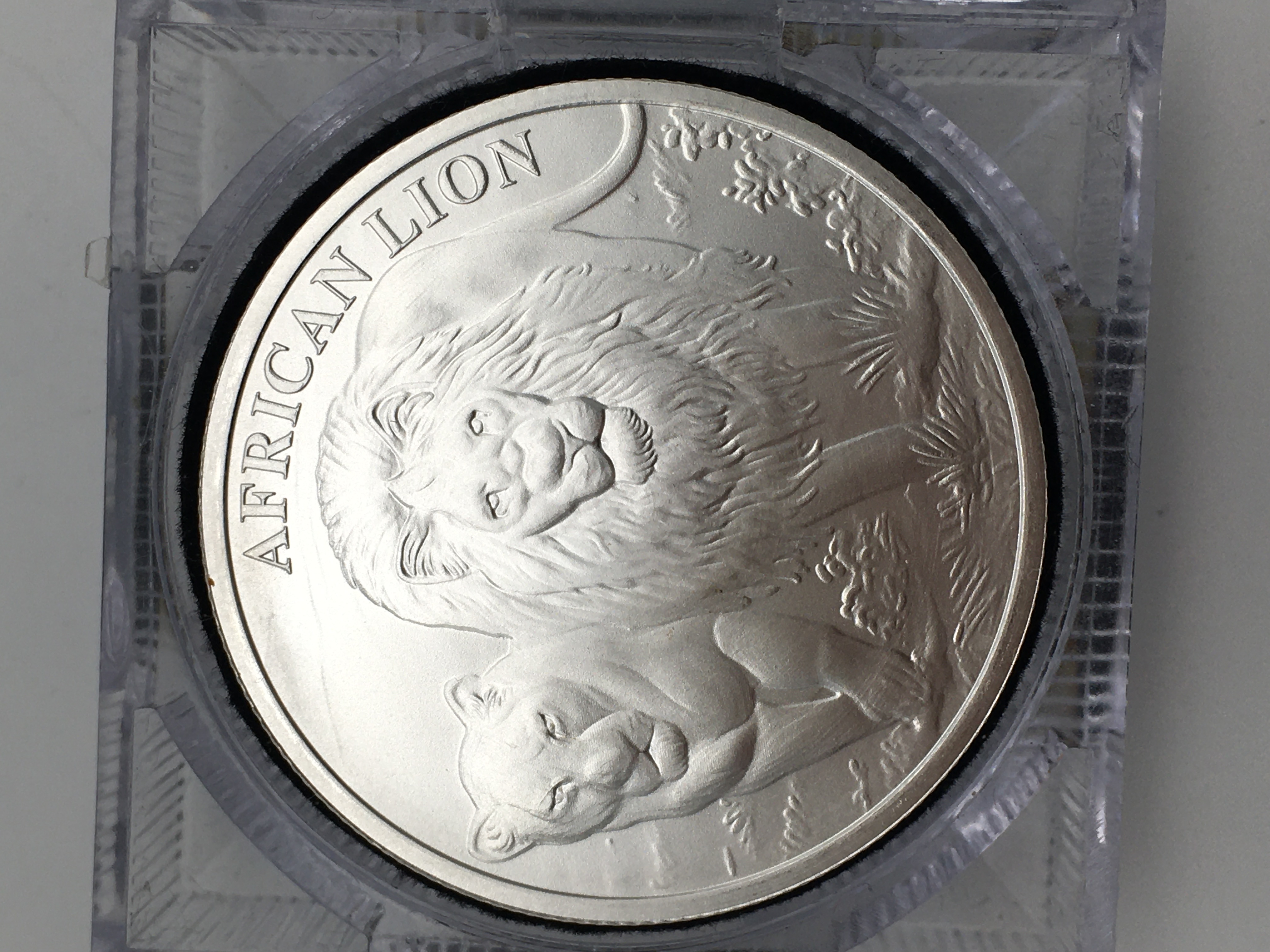 2016 Congo Republic African Lion 1oz 999 Silver Coin | Property Room