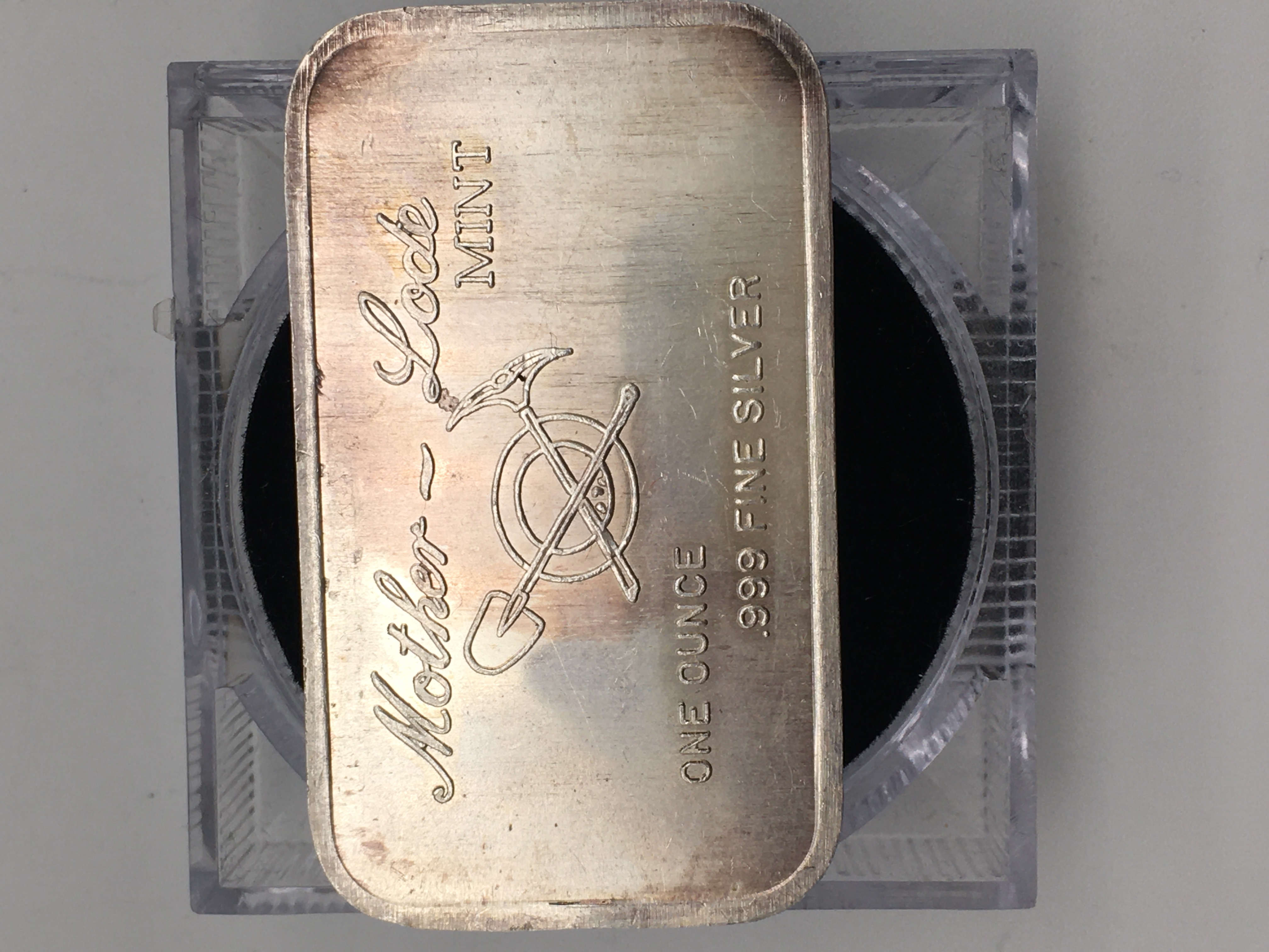 Vintage 1oz Mother Lode Mint .999 Fine Silver The Prospectors Bar ...