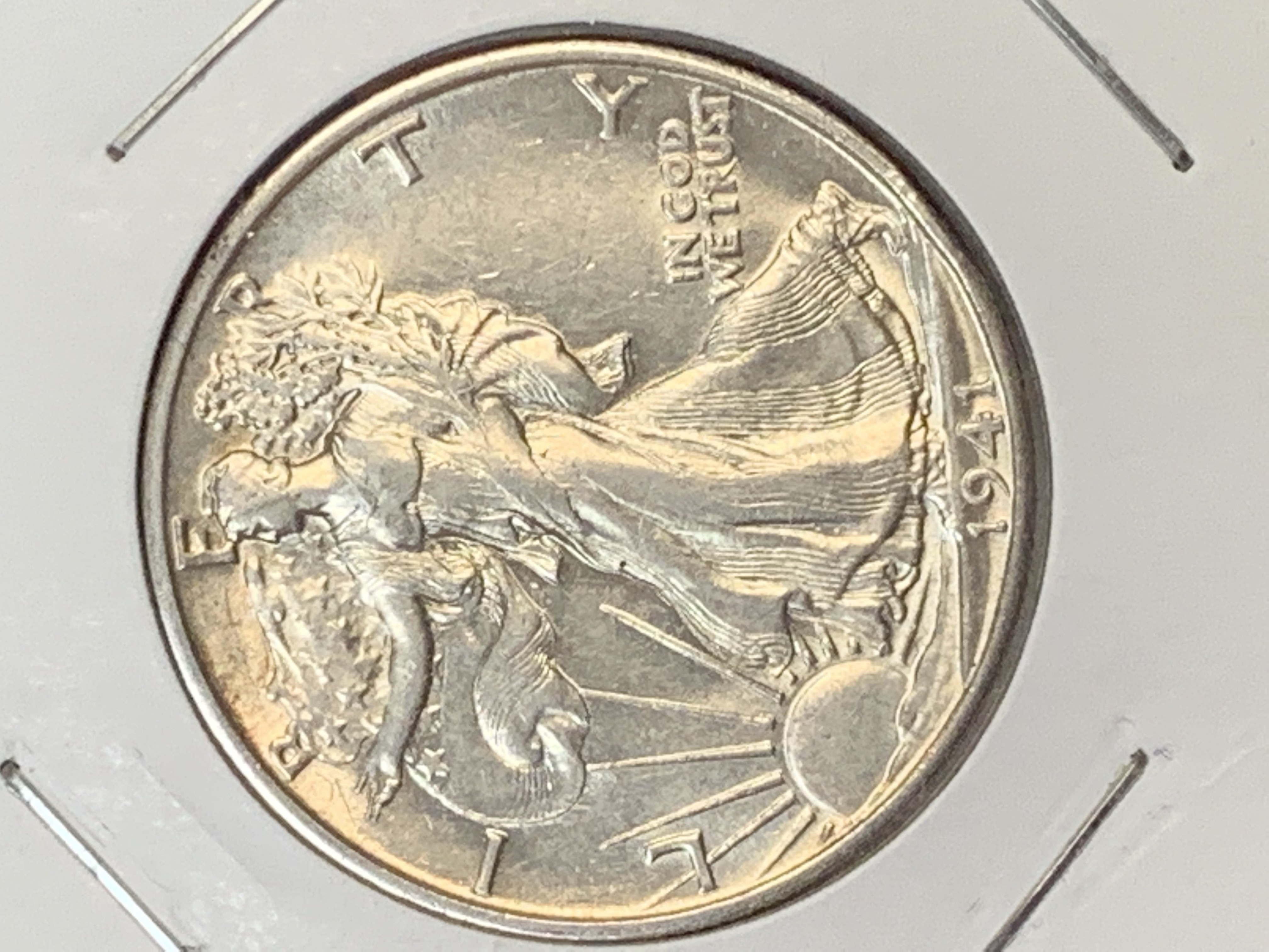 1941 S BU WALKING LIBERTY HALF DOLLAR BRILLIANT UNCIRCULATED HIGH GRADE | Property Room