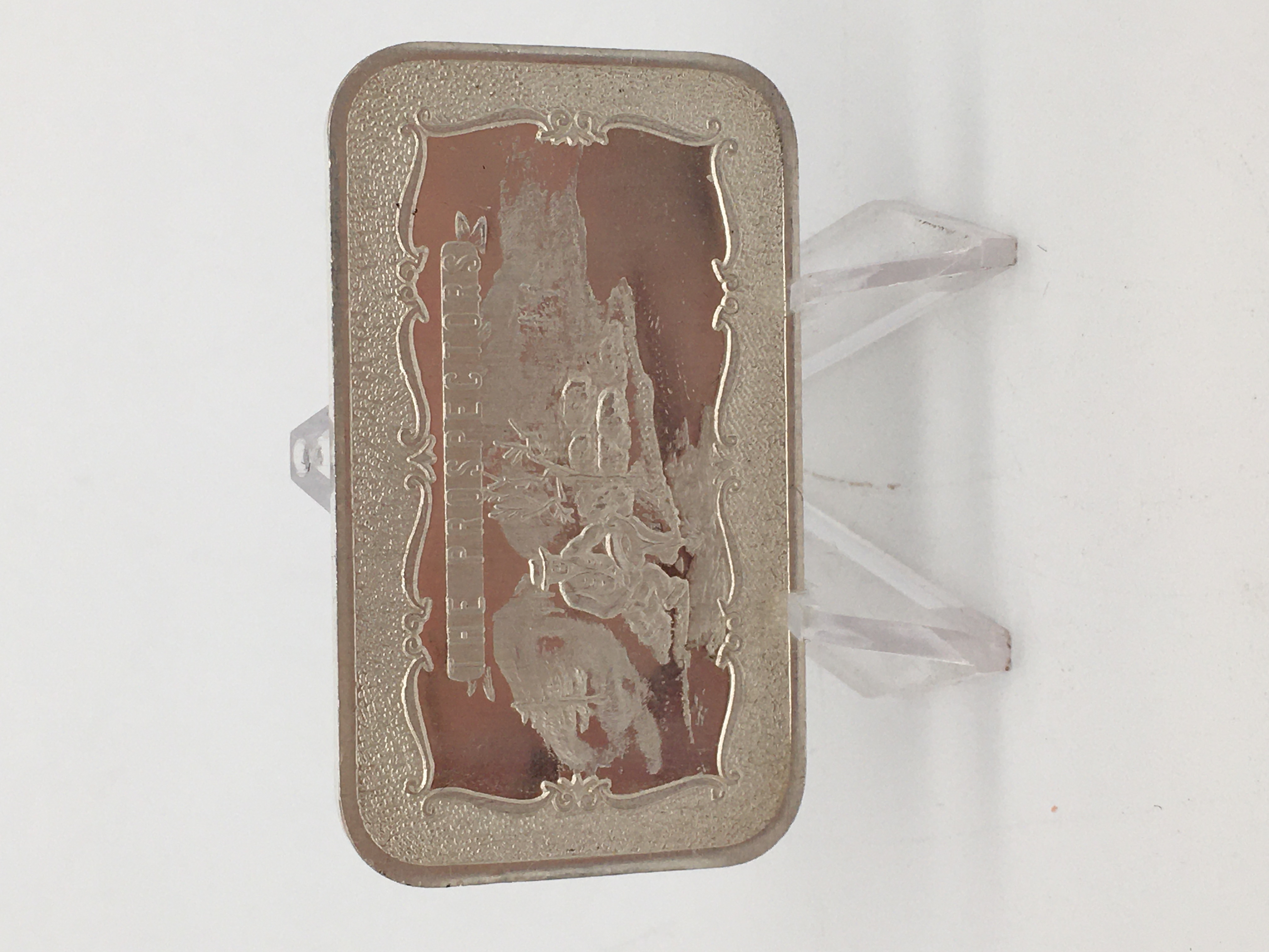 1oz .999 Fine Silver Mother Lode Mint The Prospectors Bar | Property Room