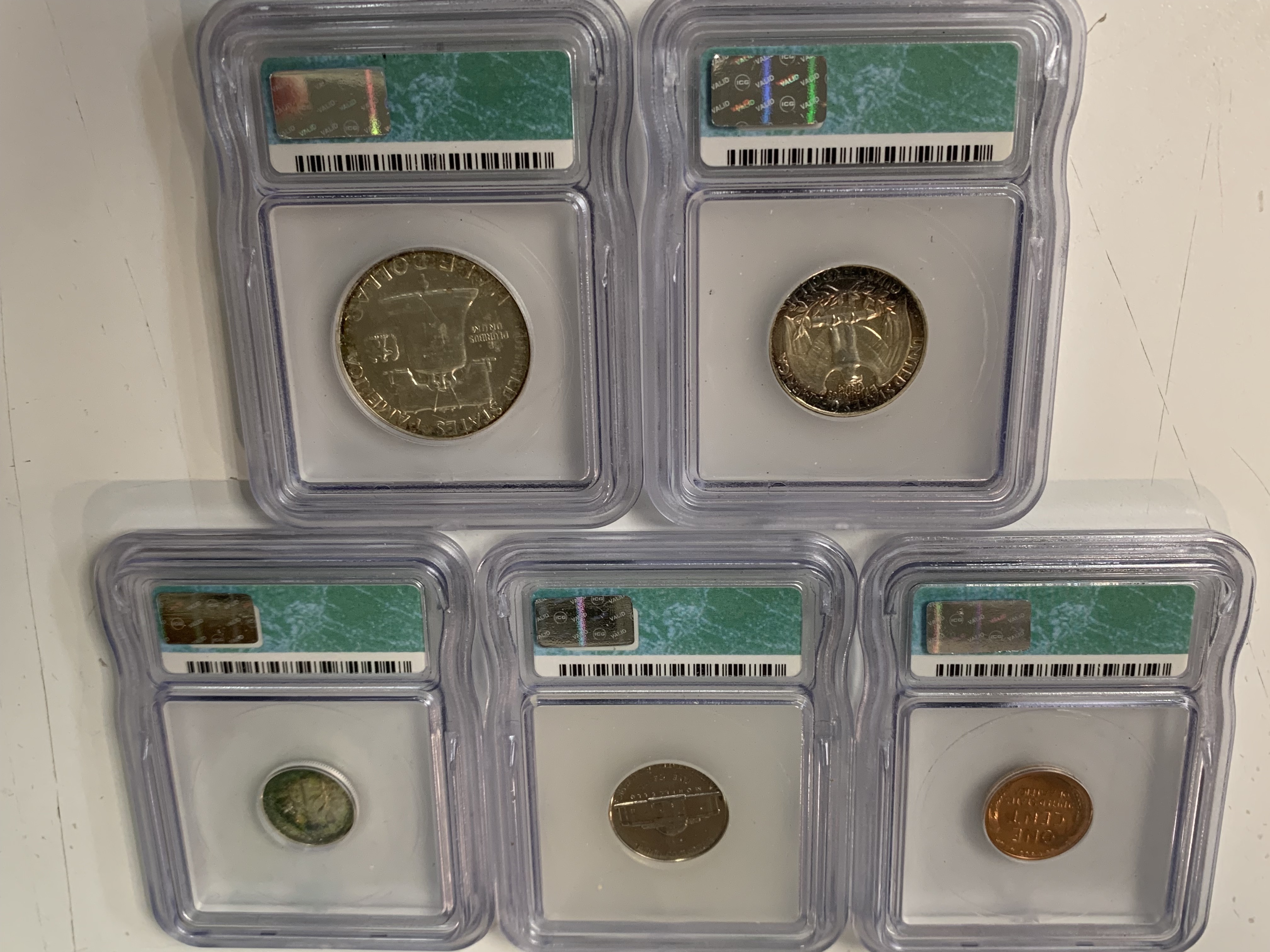 1954 US PROOF SET GRADED BY ICG EARLY KEY SET | Property Room