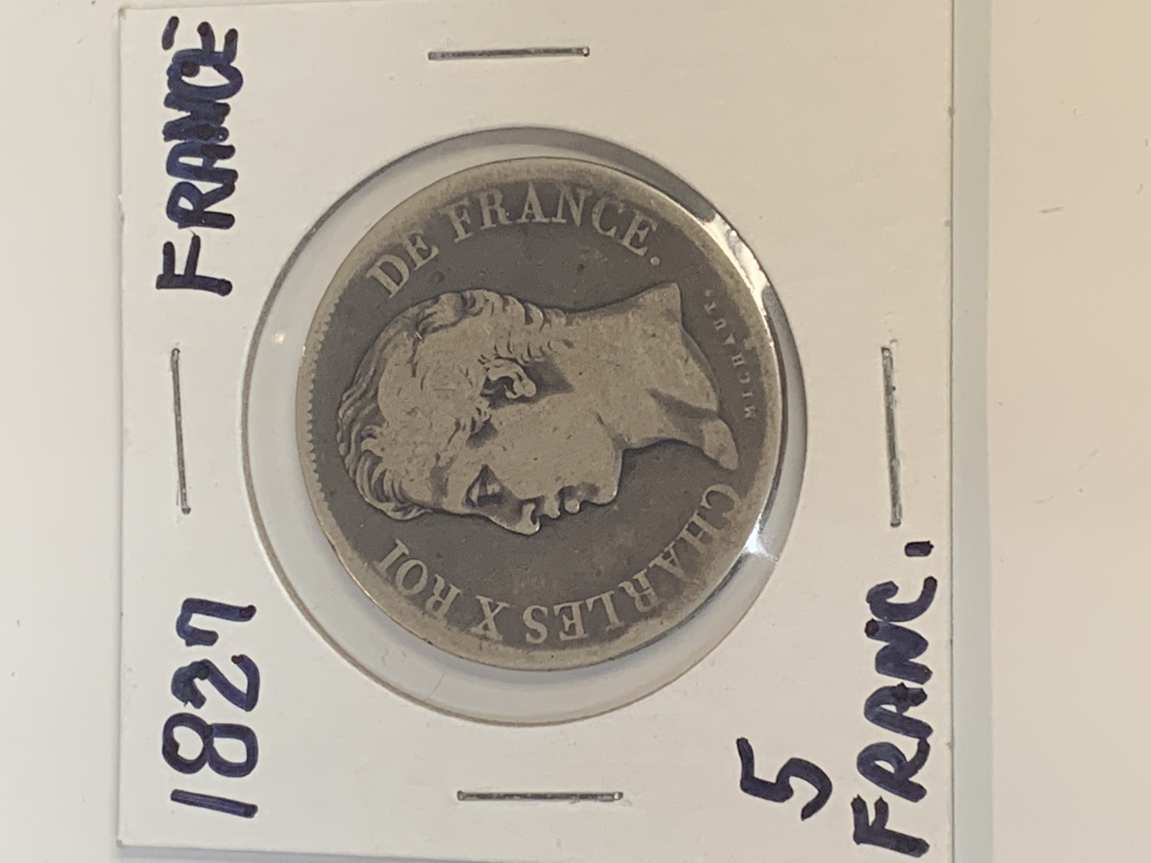 1827 FRENCH 5 FRANCS SILVER .900 | Property Room