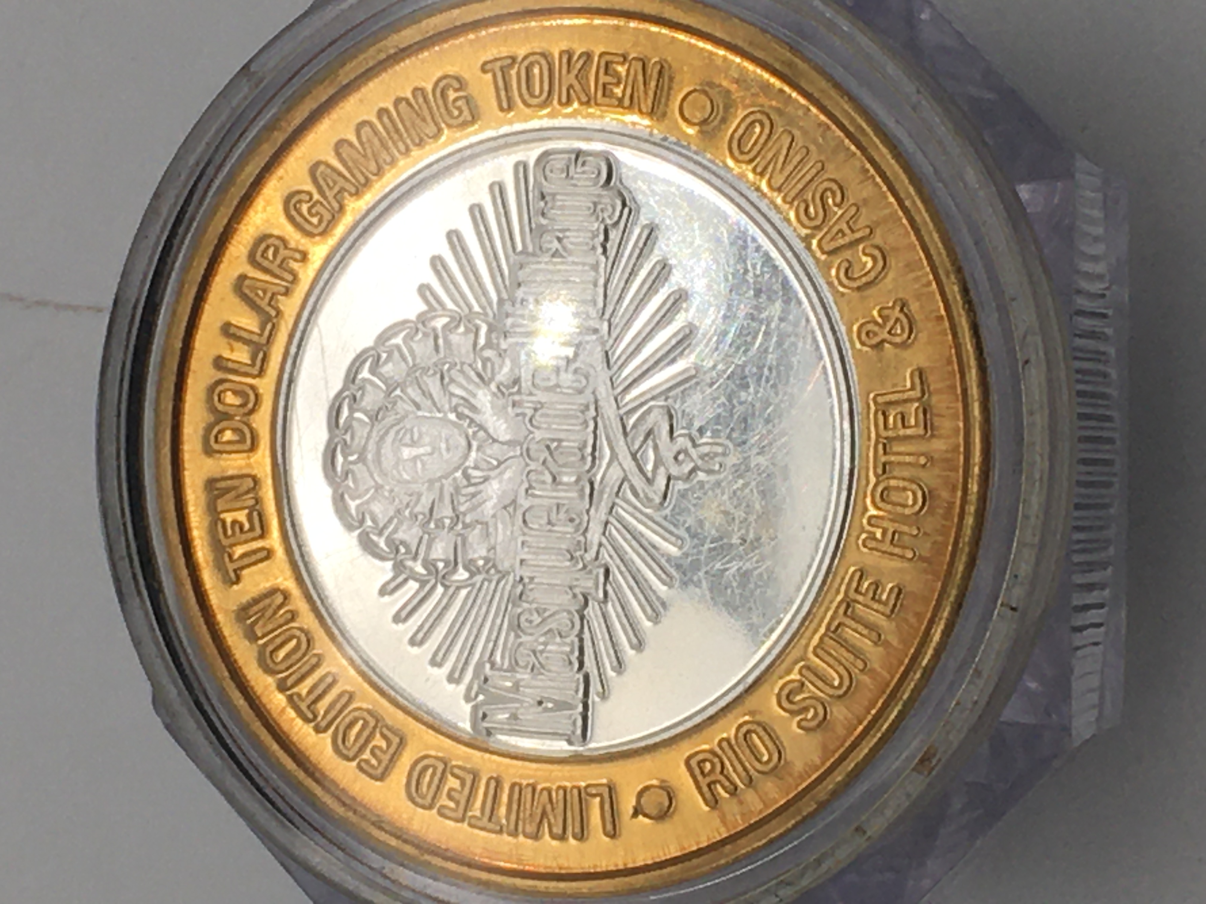 Casino Gaming Token .999 Fine Silver Limited Edition (3) Just Over 1/2 ...