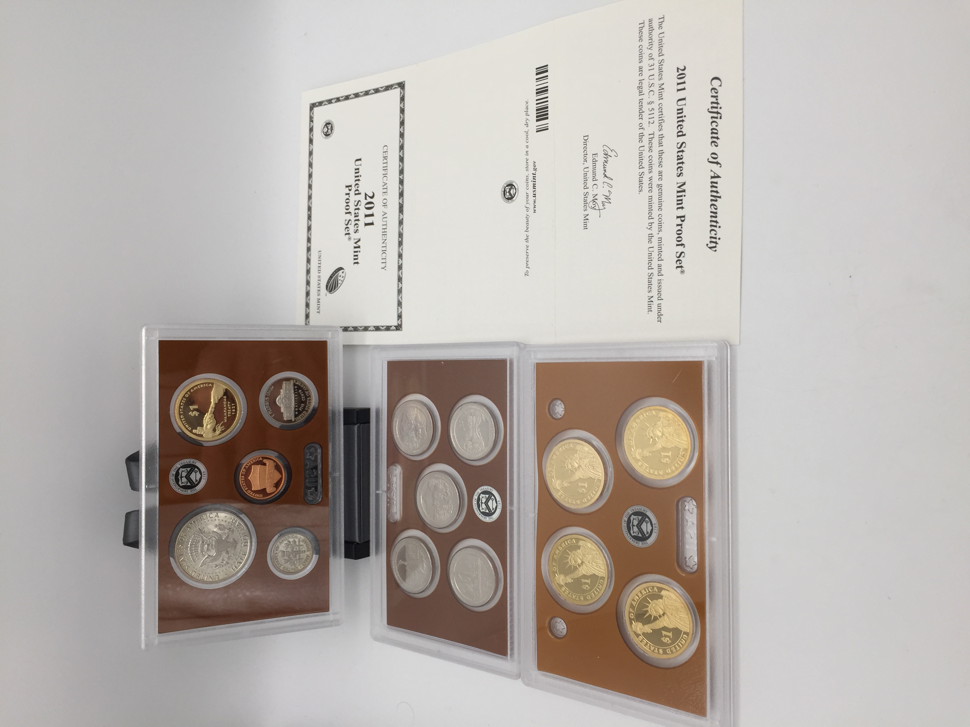 2011 US Mint Proof Set & 2012 Us Mint America The Beautiful Quarters ...