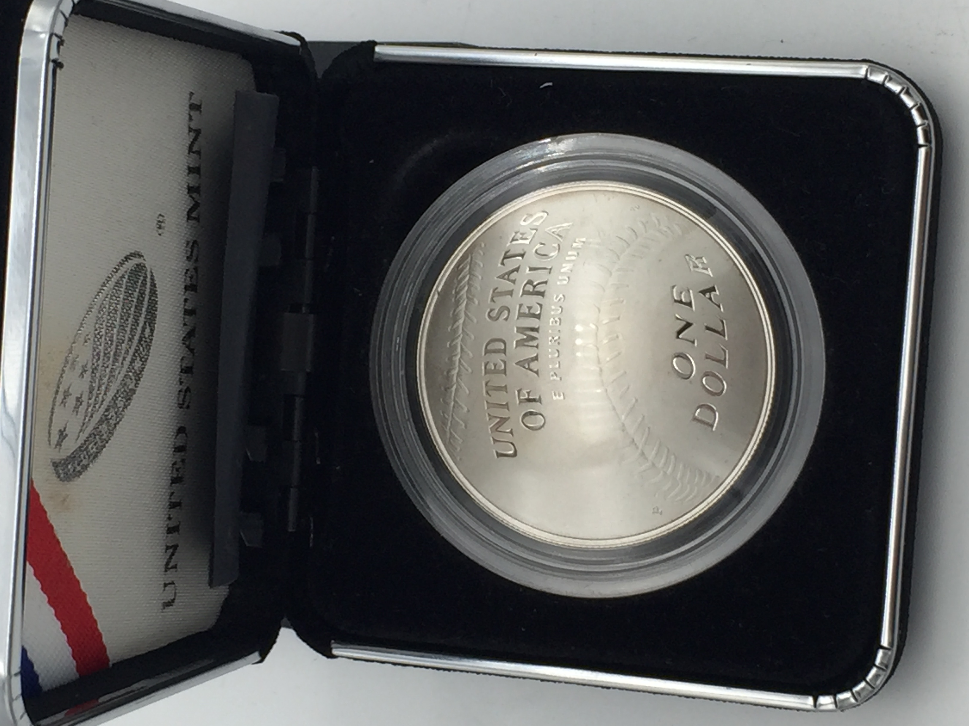 2014 Baseball Hall of Fame Silver Proof Dollar 90% Silver | Property Room