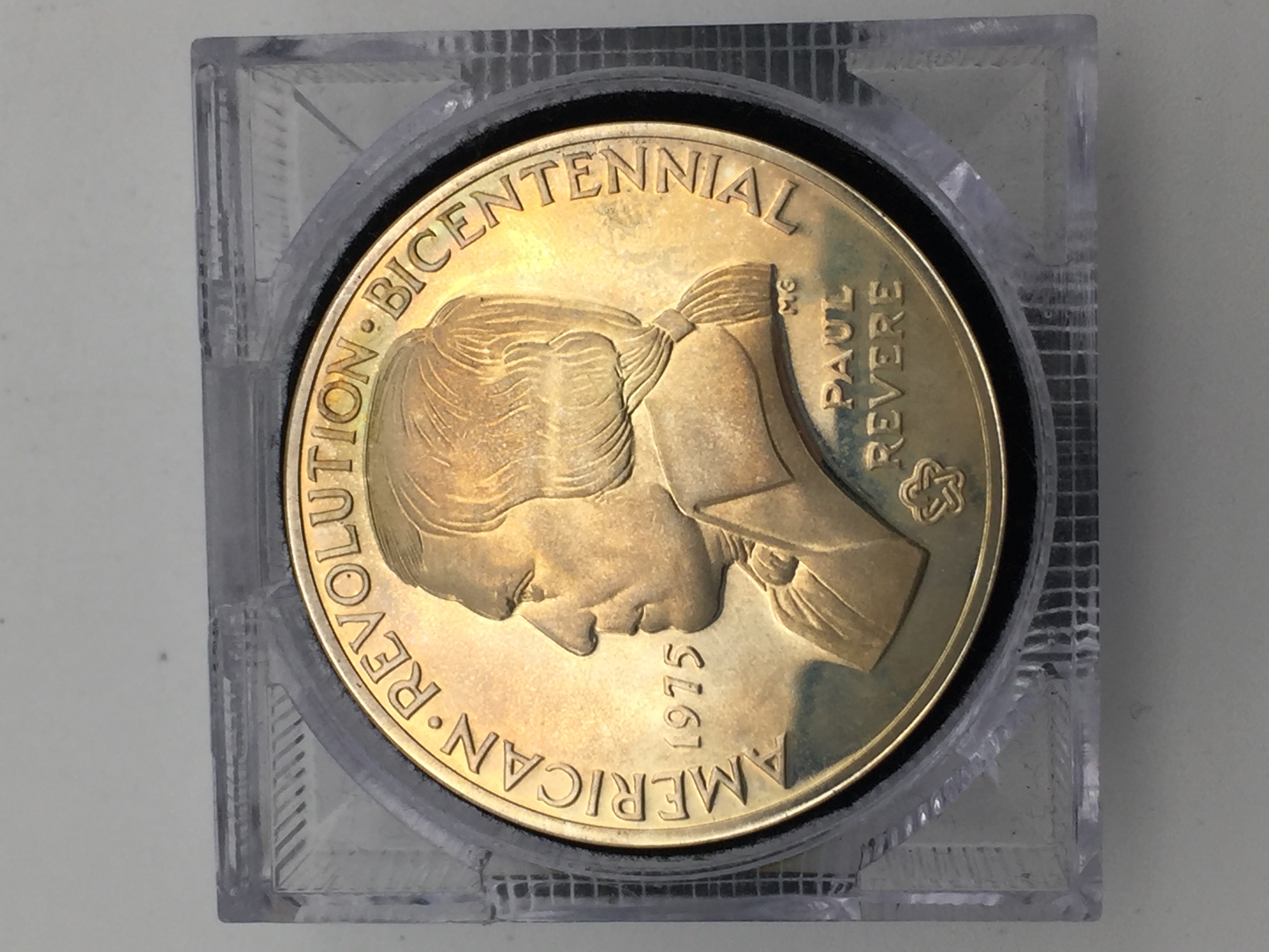 1975 American Revolution Bicentennial Commemorative Medal 90% Silver ...