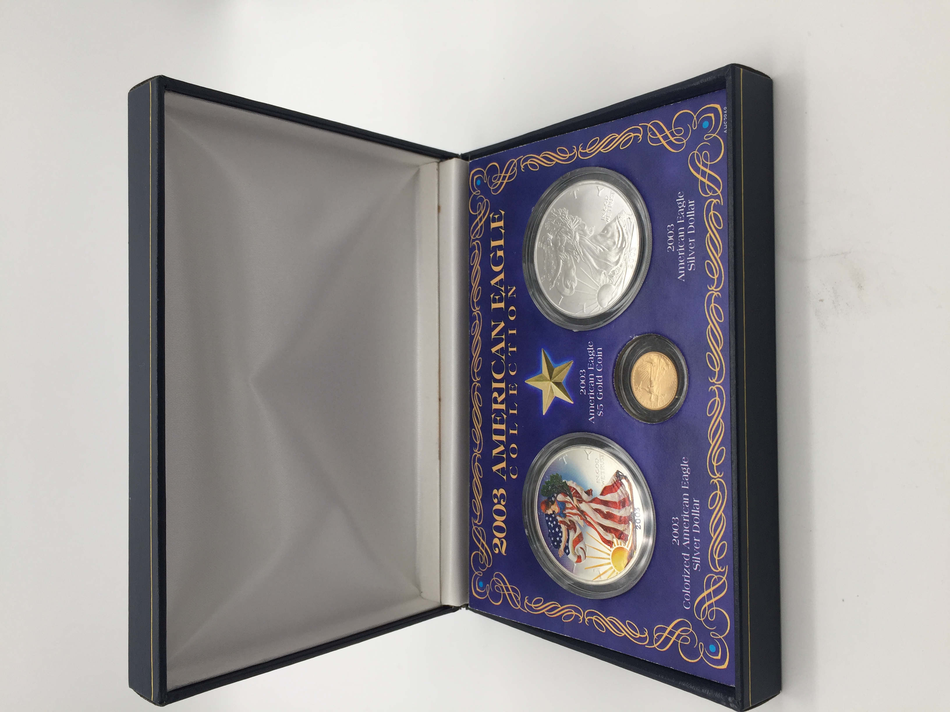 2003 American Eagle Collection 1- Colorized American Eagle Silver ...