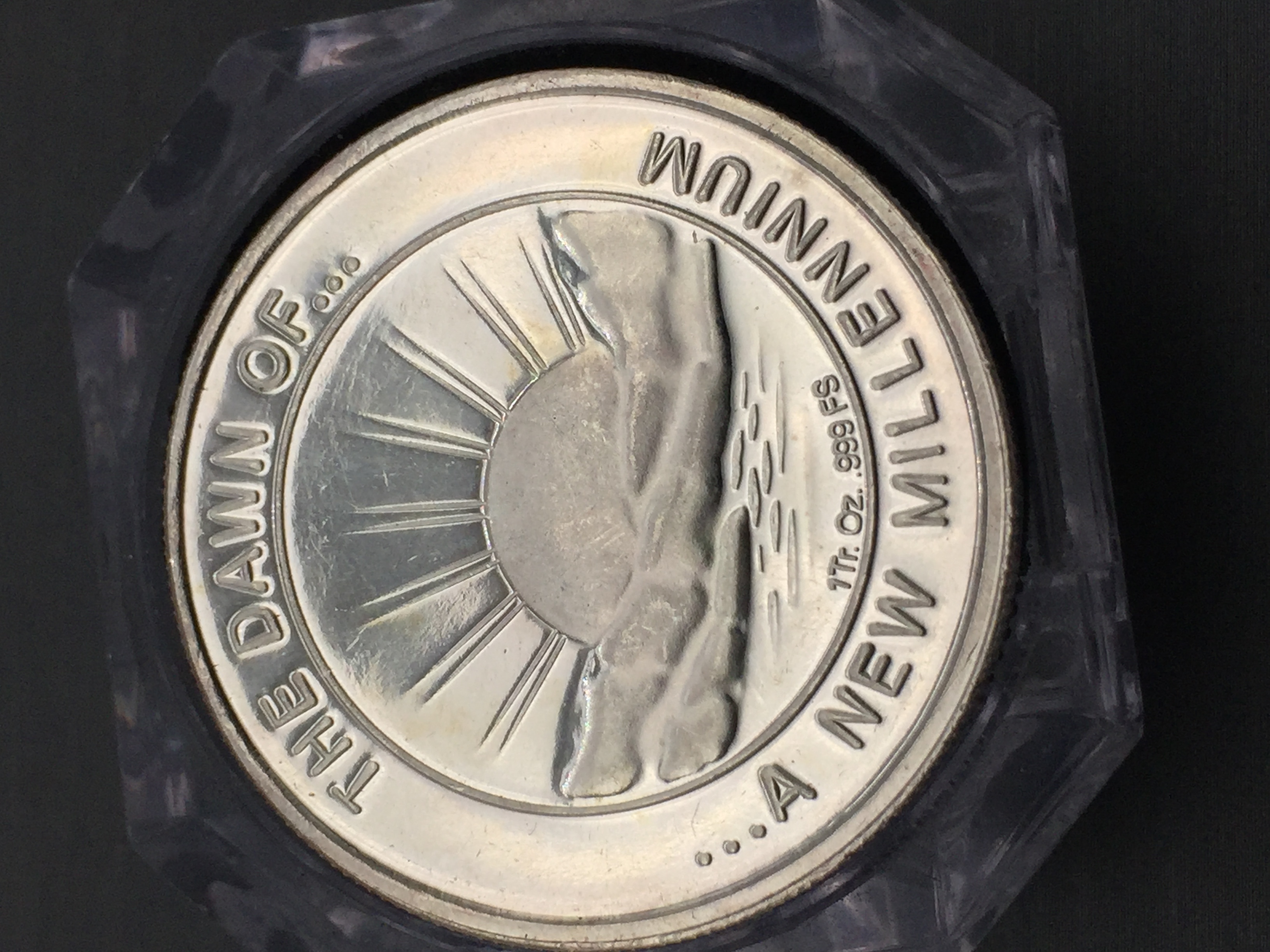 2000 New Millennium 1oz .999 Fine Silver Round | Property Room