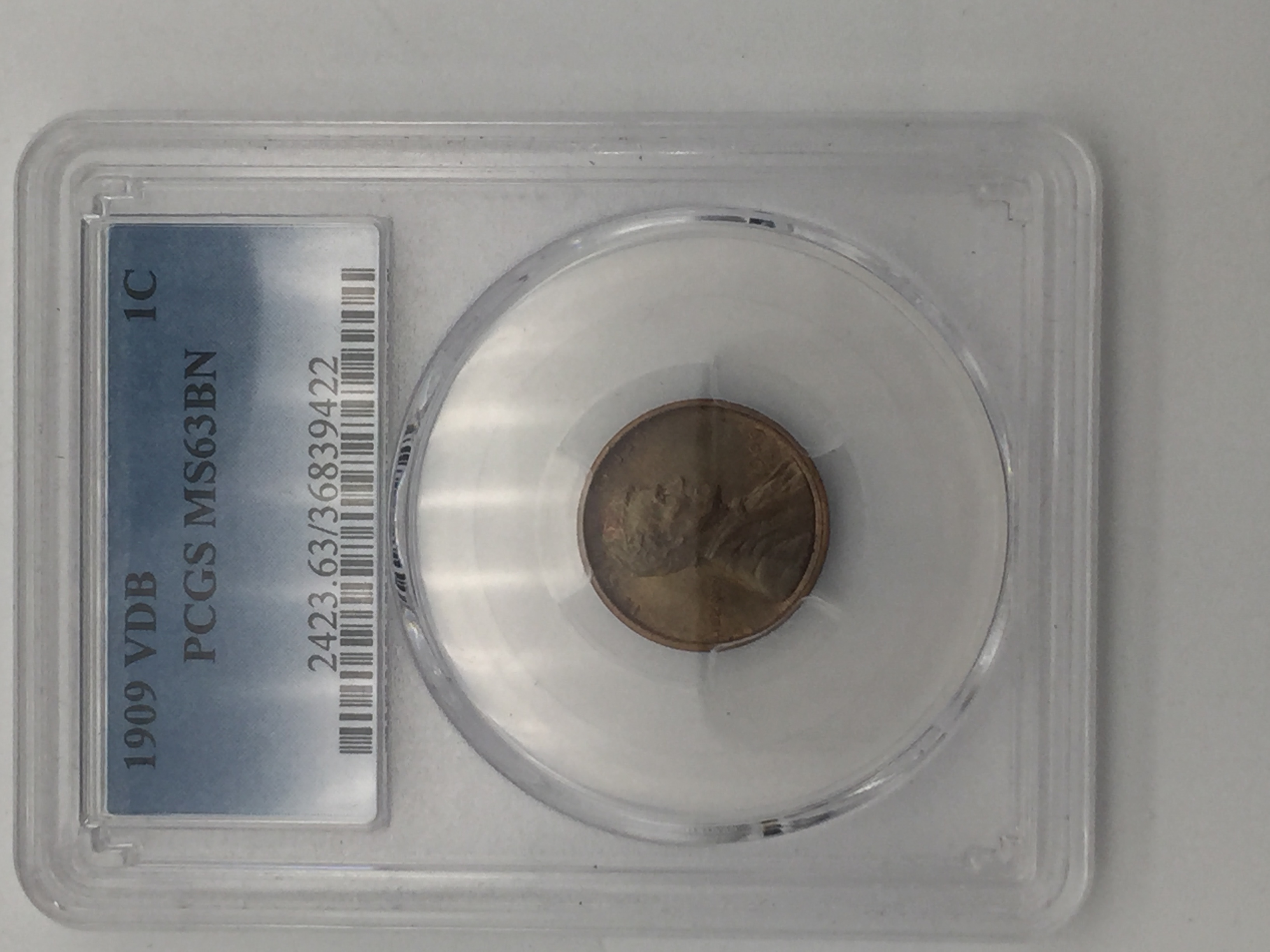1909-VDB Wheat Penny PCGS MS63BN | Property Room