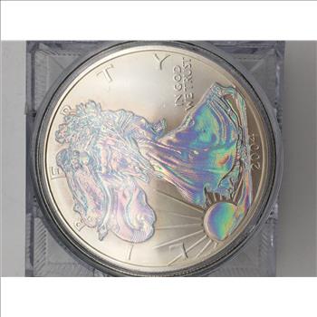 2004 Holographic American Silver Eagle Gorgeous Coin | Property Room