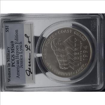 1994 Women in Military Silver Dollar PCGS MS69 (1) | Property Room